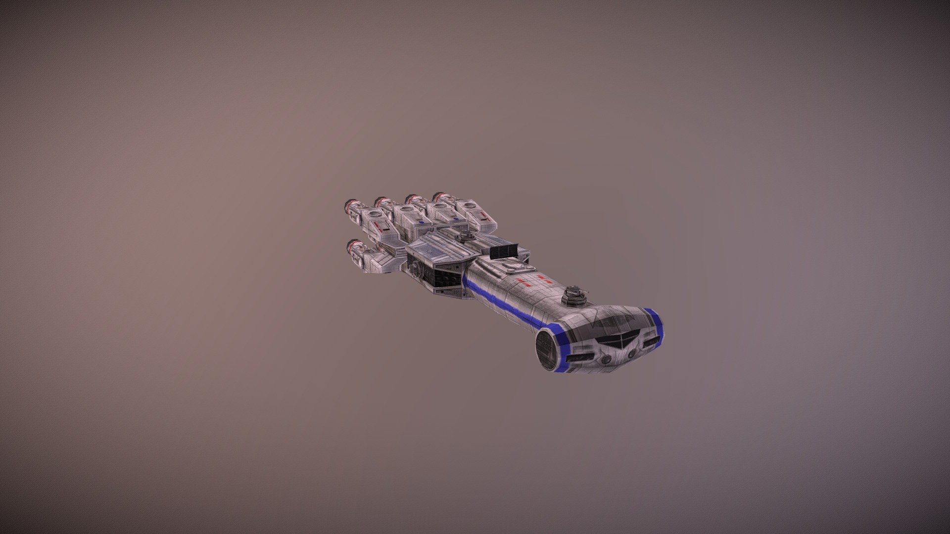 X-Wing Alliance Upgrade Modified Corvette - 3D model by gringlas ...