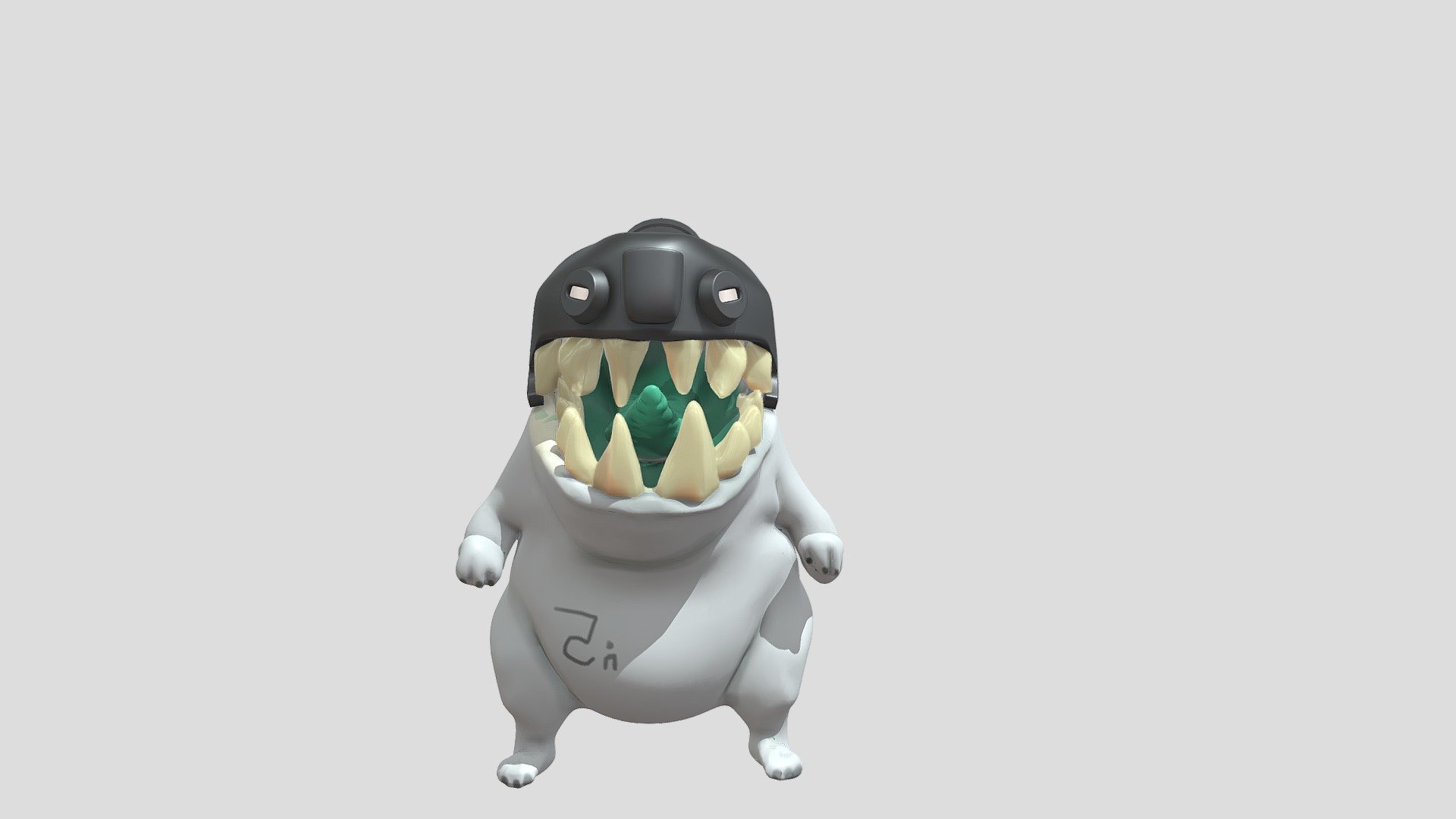 Monster Crobus - Download Free 3D model by Malkai Pereira (@malkai ...