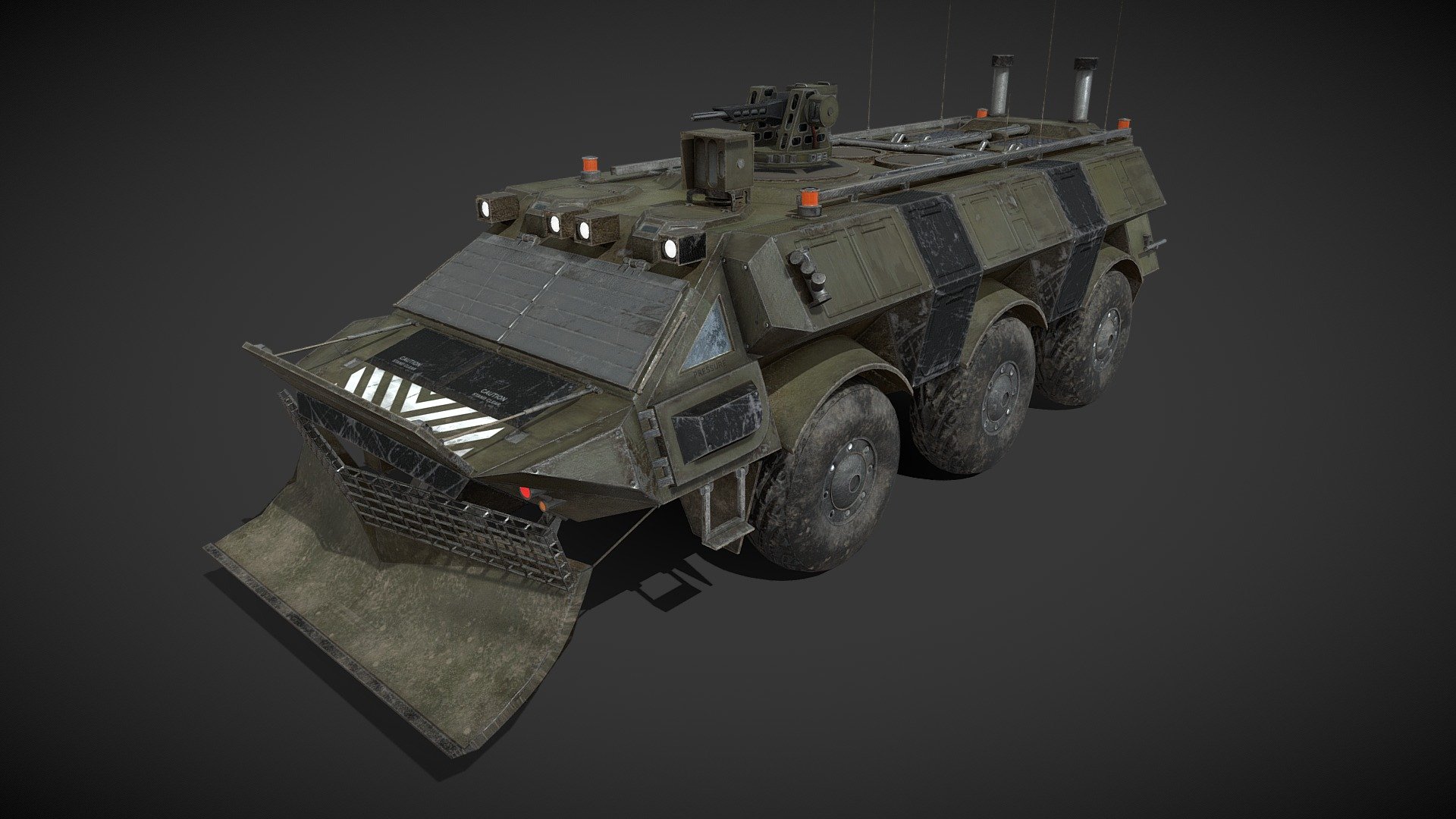 Amphibious APC - 3D model by .Hyperion. [89c2d25] - Sketchfab