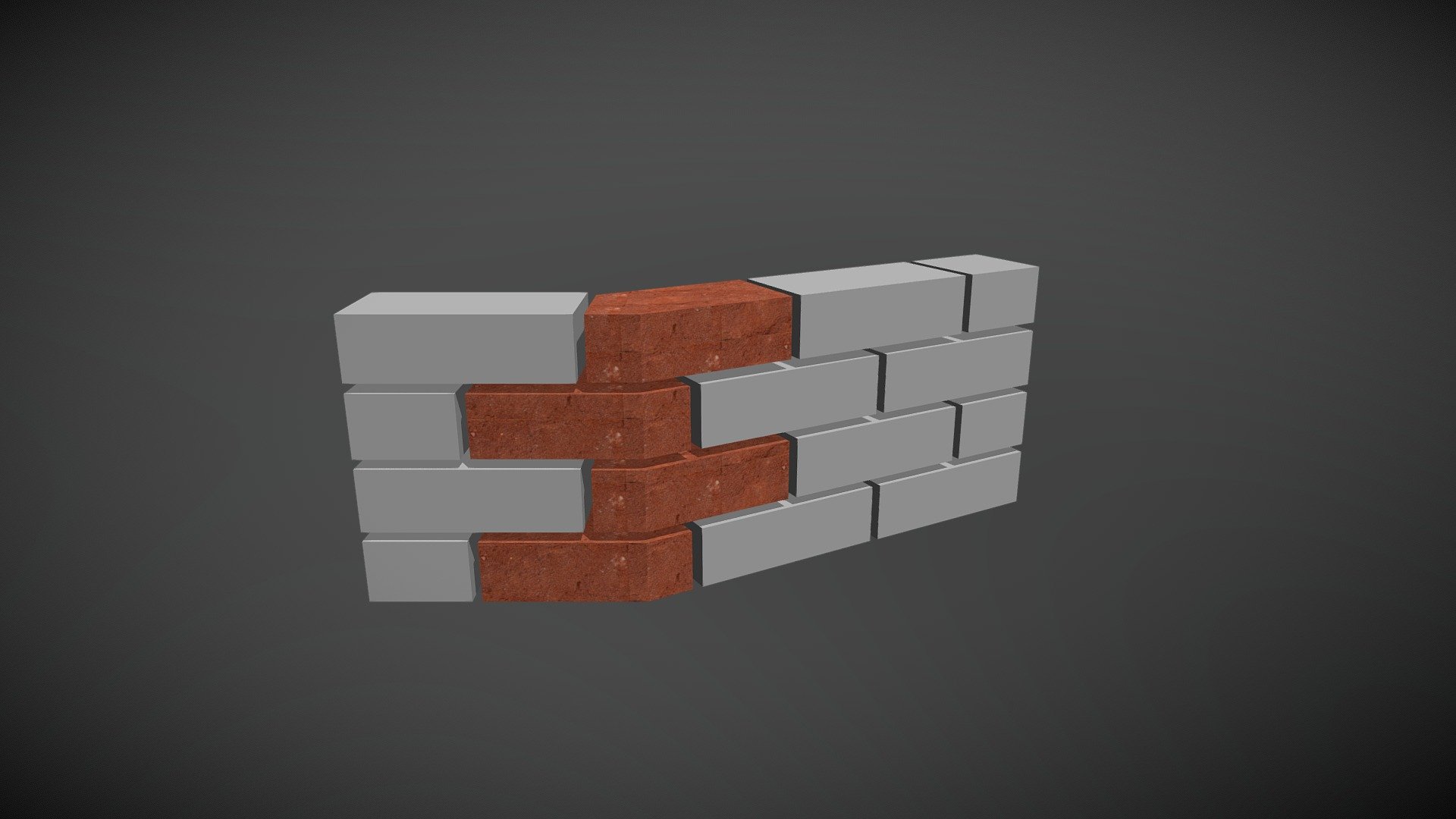 AN.1 Squint Brick - Download Free 3D model by Fab-Lite Building ...