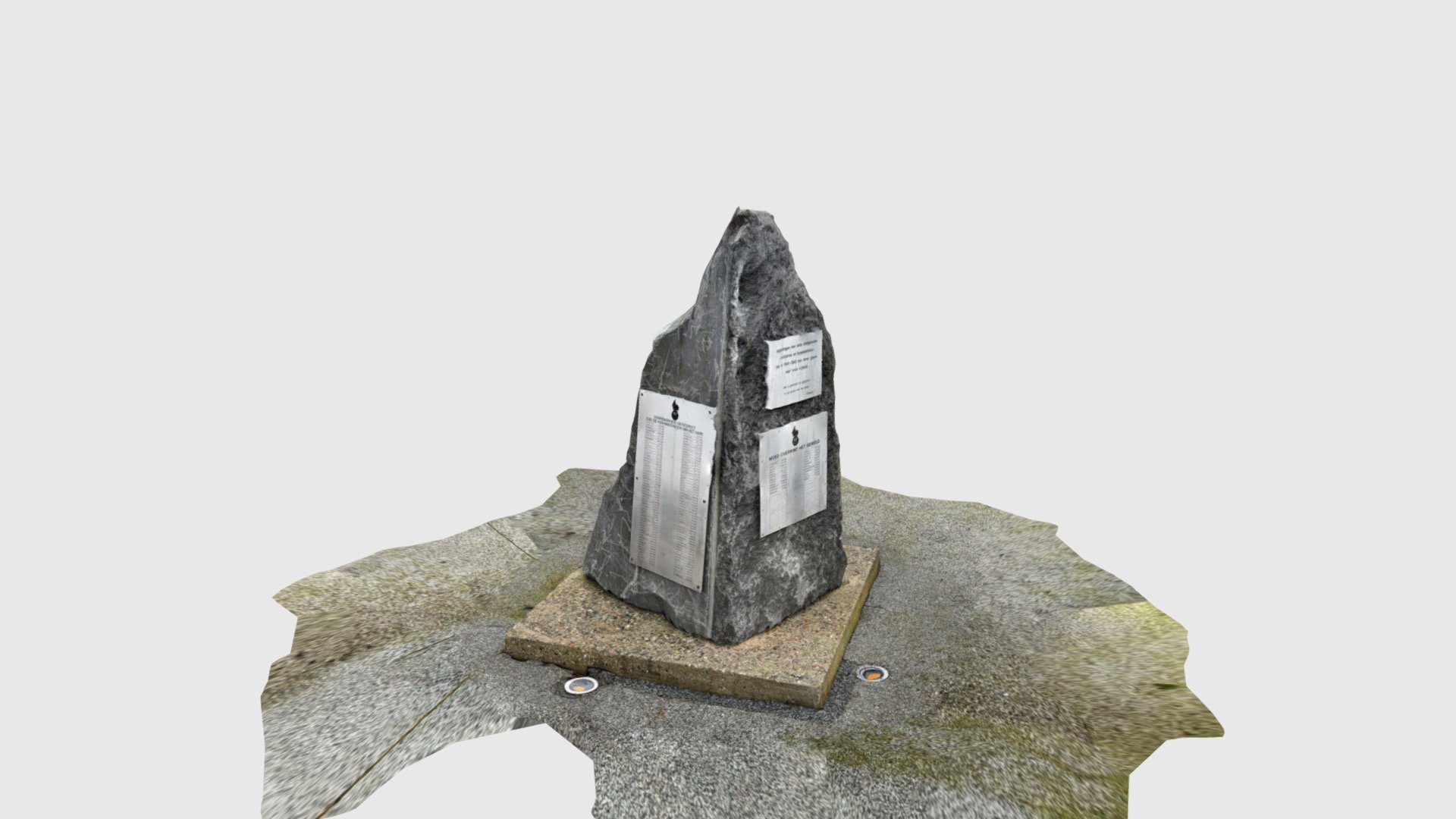 WW2 Memorial in Burgemeester Reinaldapark - Download Free 3D model by ...