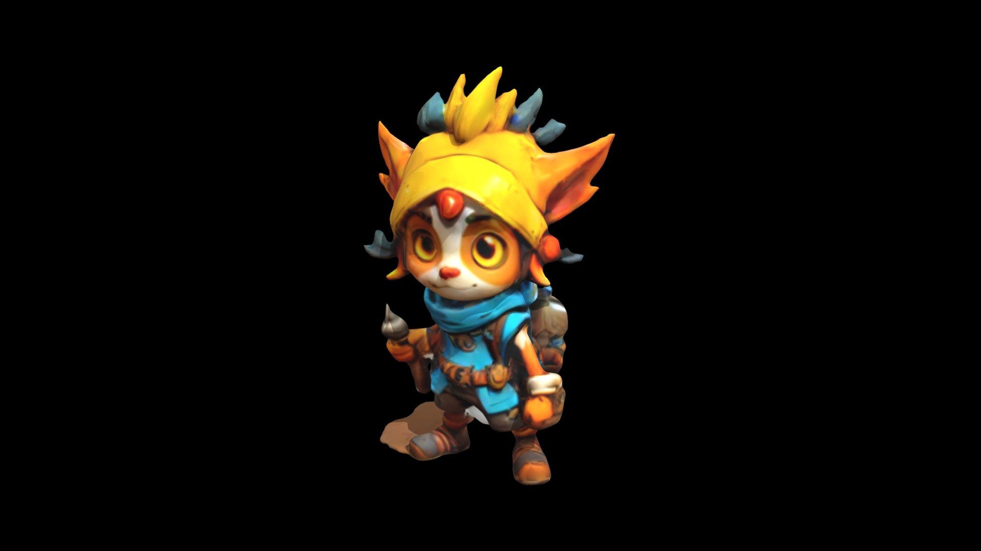 An illustration of a character from the animated - Download Free 3D ...