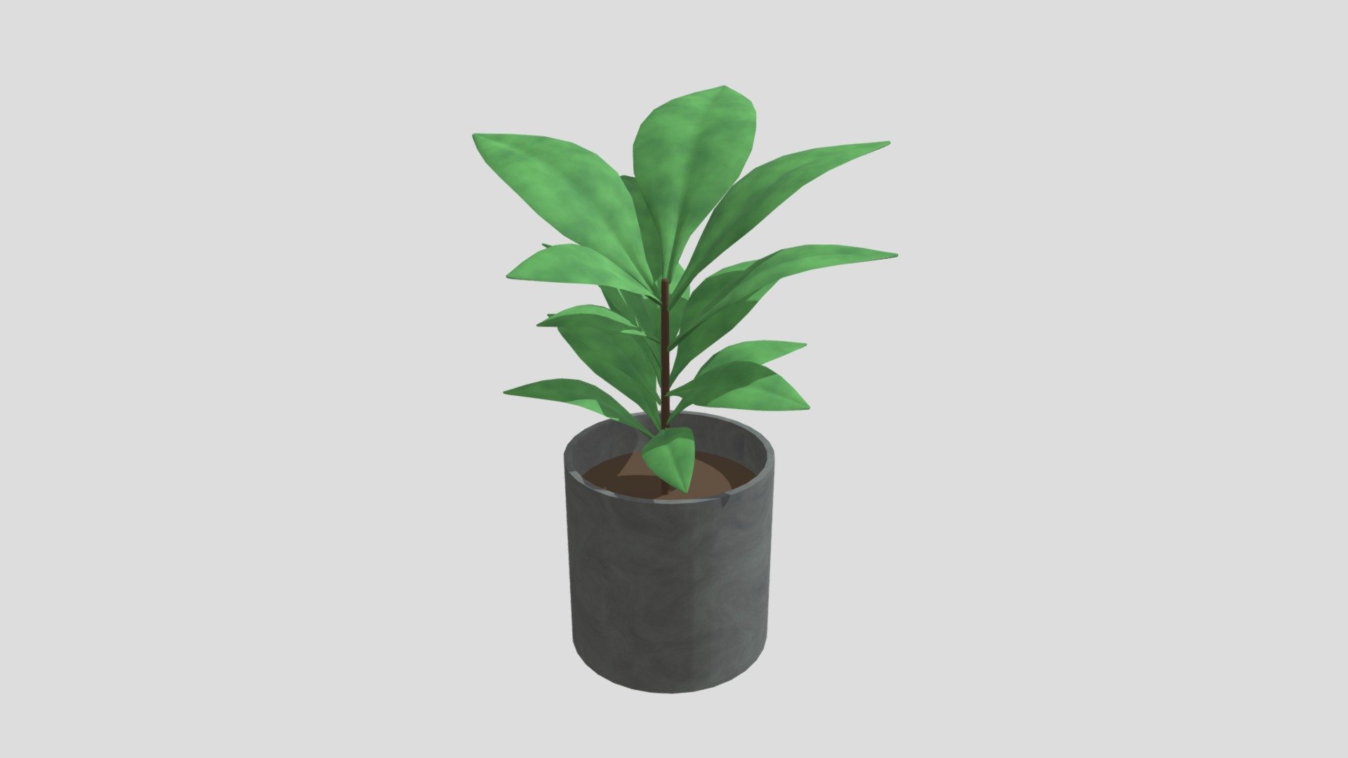 Big Plant - Download Free 3D model by AnnPiskacov (@AndreaPiskacova ...