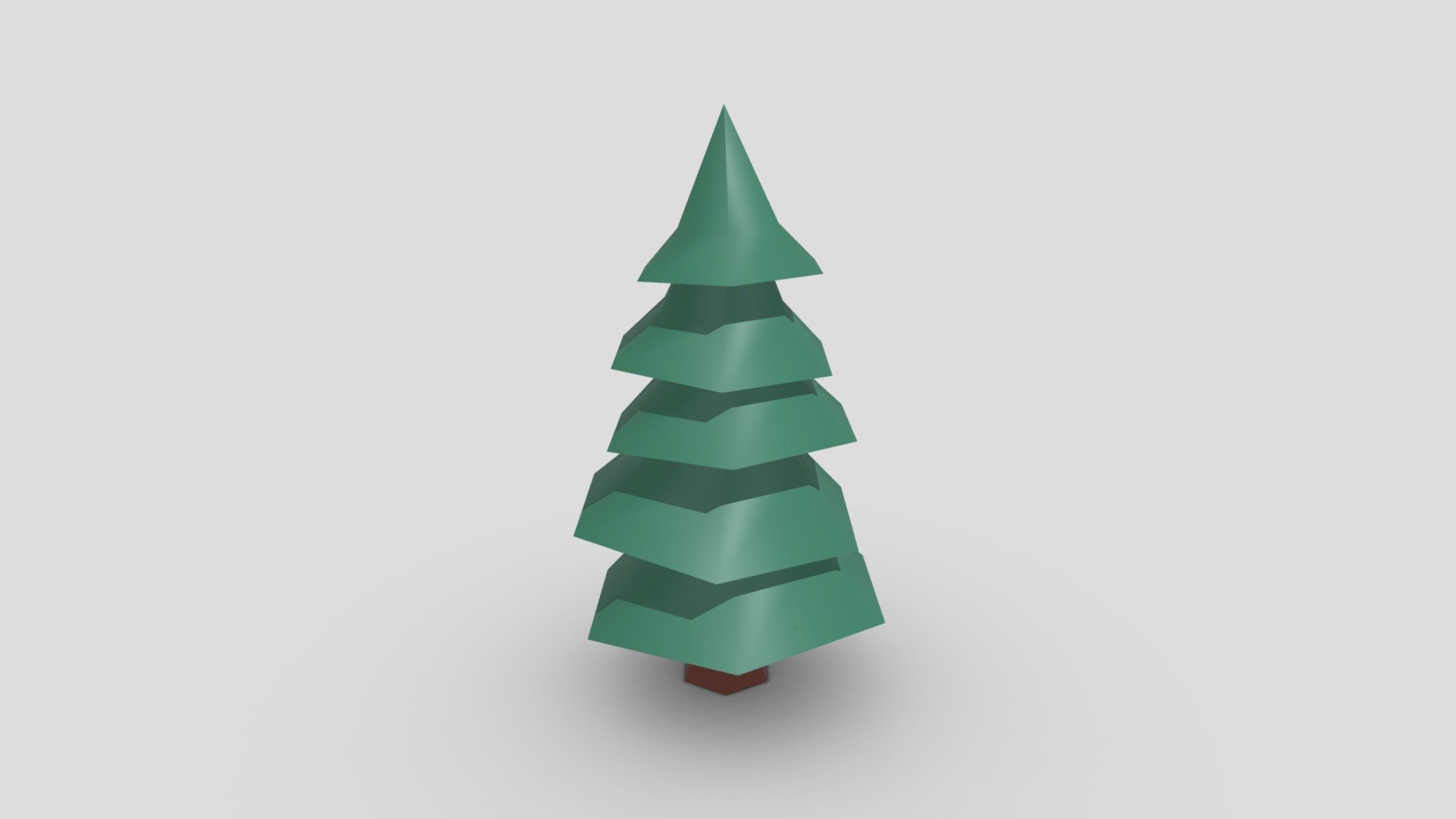 Low Poly - pine tree - 3D model by Gorger [89c71a5] - Sketchfab