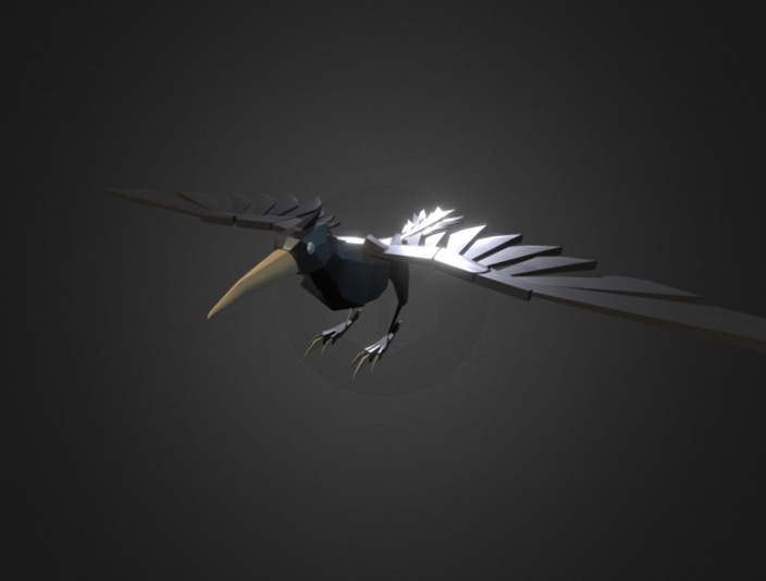 Low Poly Crow - Download Free 3D model by Mirandanimator [89c7d55 ...
