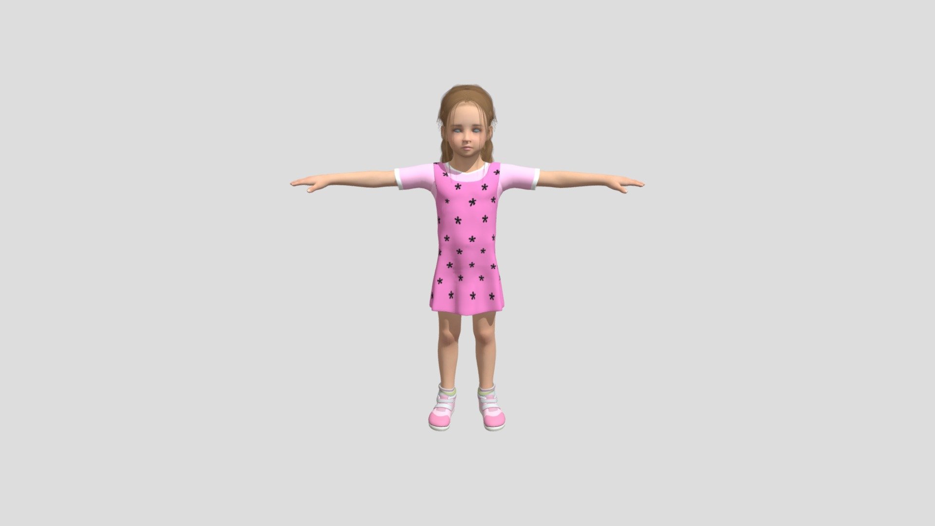 Girl - Download Free 3D model by doogalson [89c9697] - Sketchfab