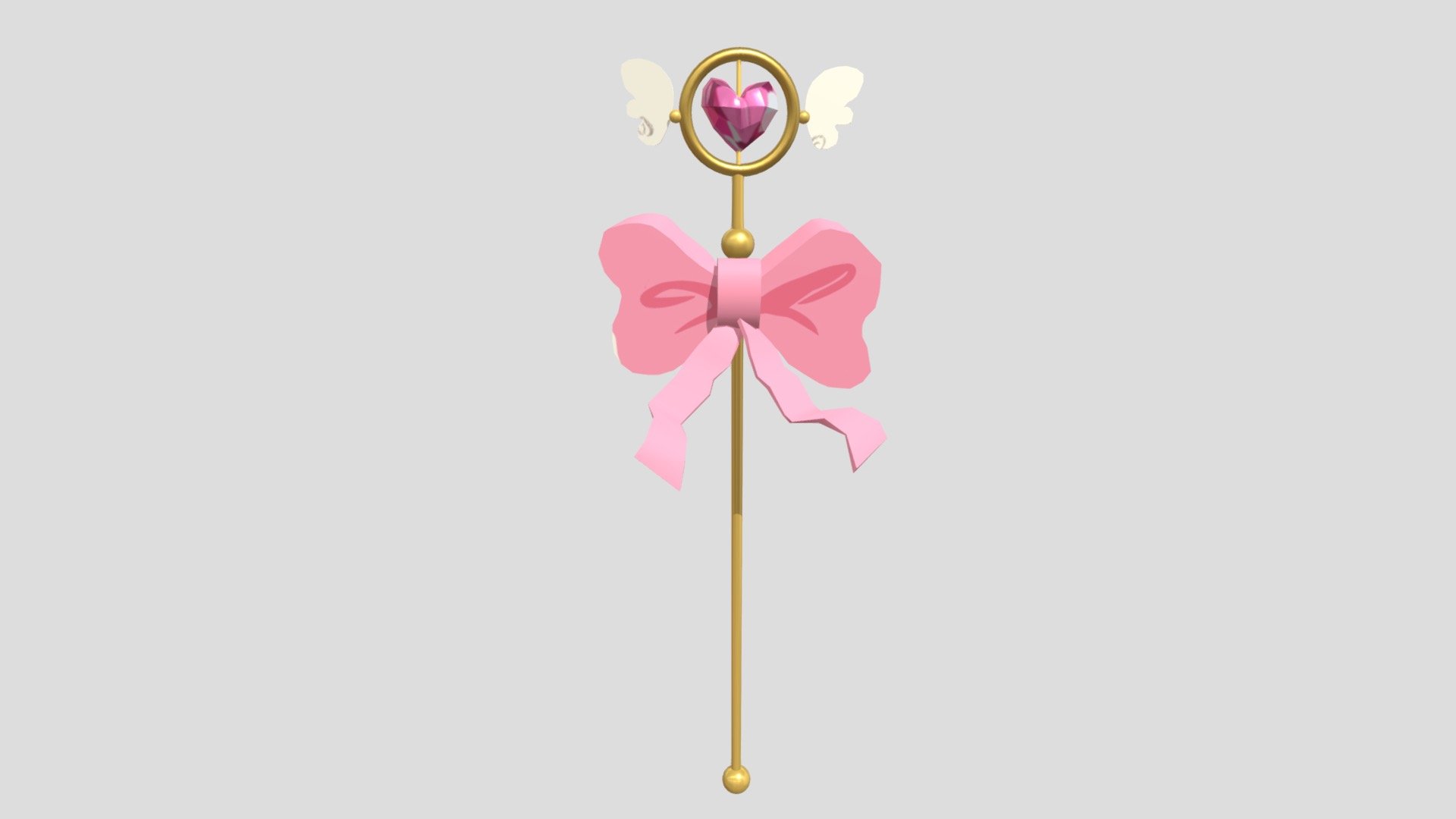 Magical girl staff - 3D model by Tica2 [89cb0b8] - Sketchfab