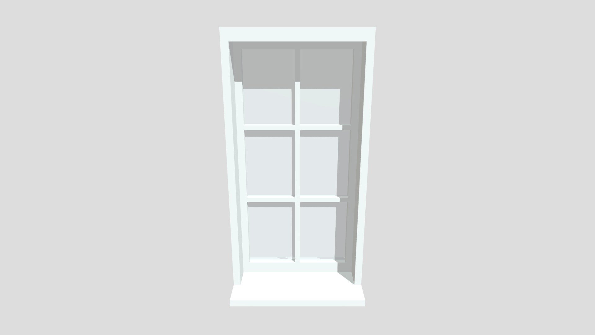 Window 2x3 - Download Free 3D model by 1-3D.com [89cc4a4] - Sketchfab