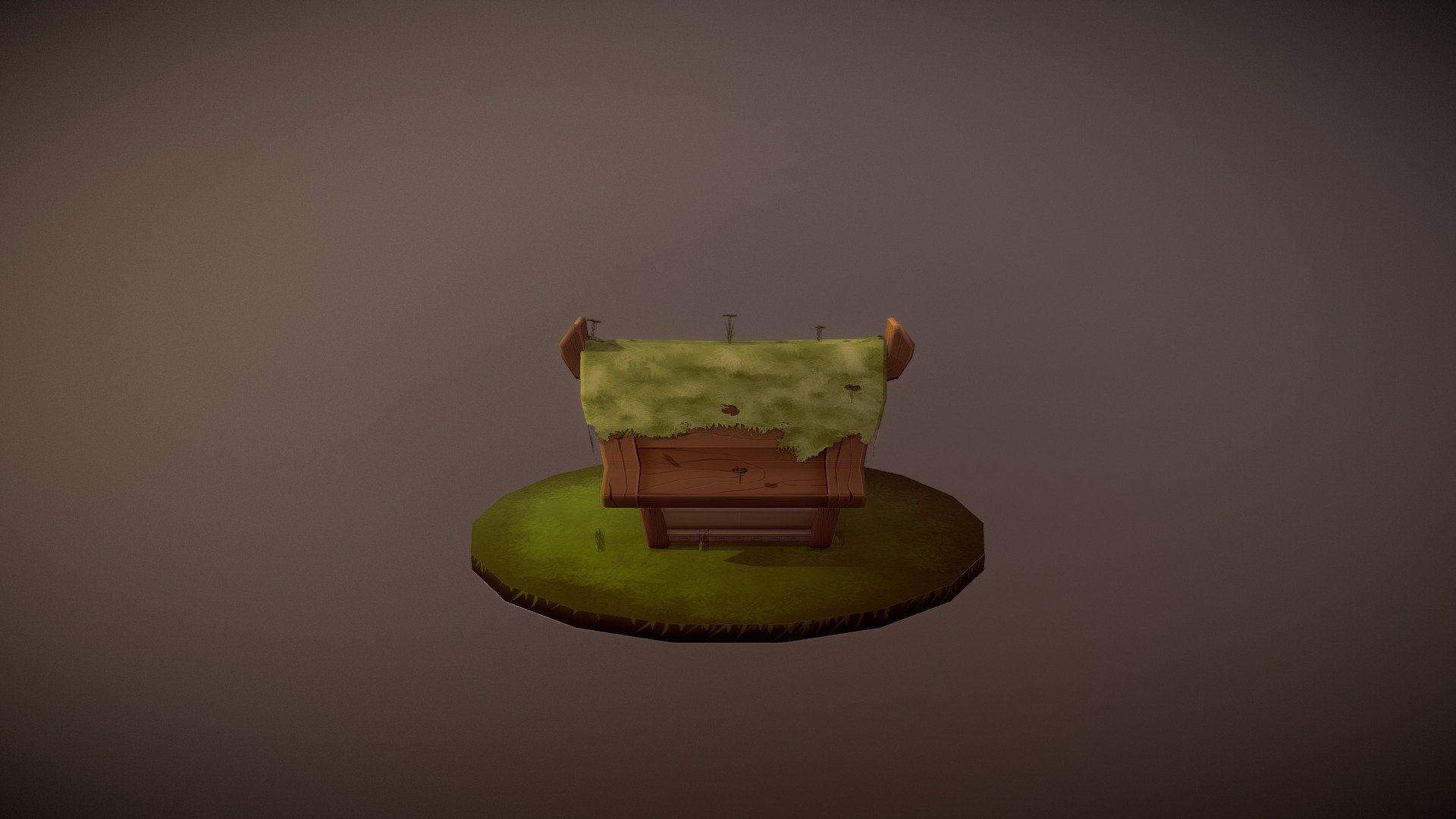 Hand Painted House - 3D model by Rachel.Mary.Dougherty [89cc9b9 ...