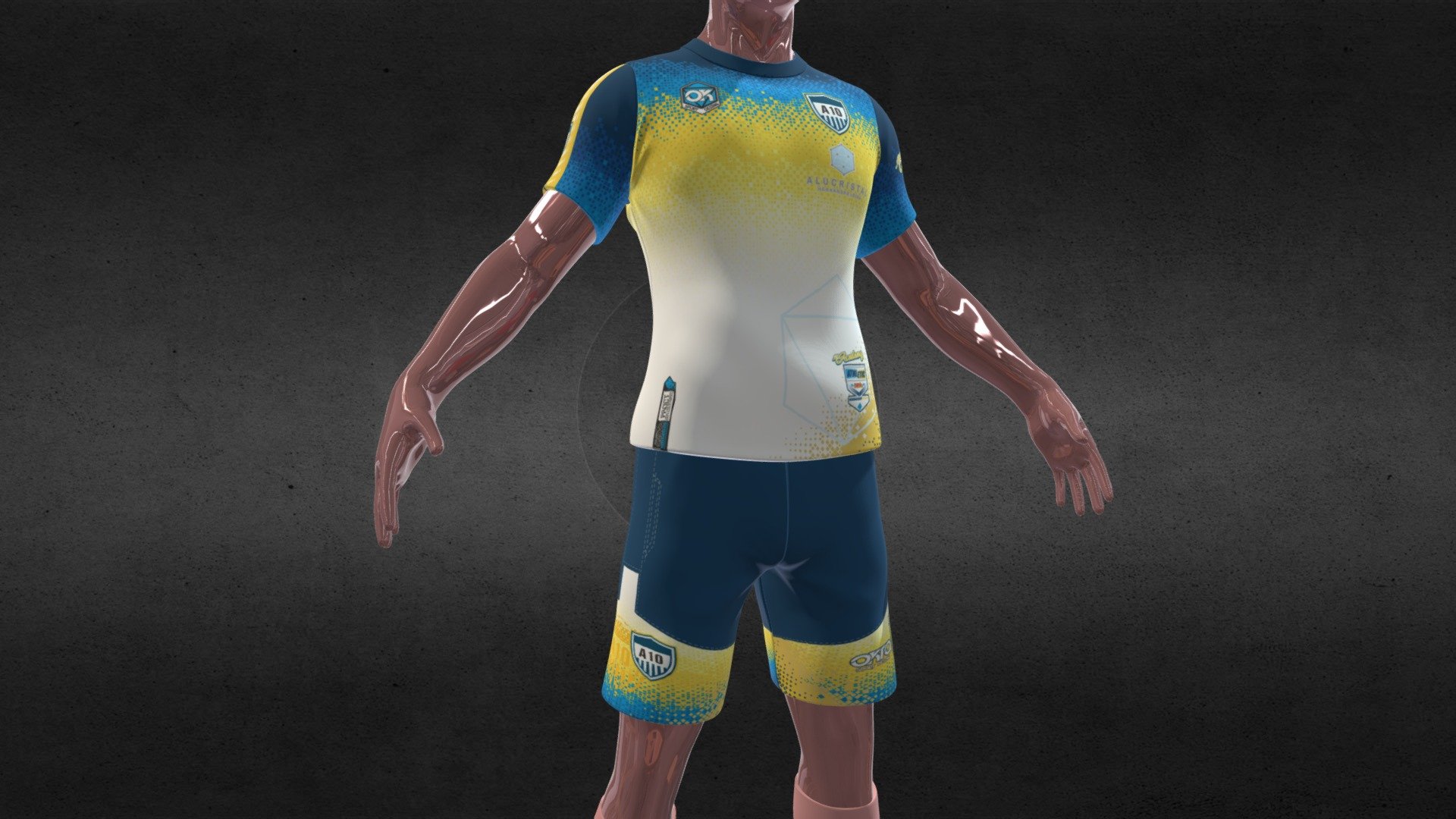 A10 UNIFORME PROFES 2023 - 3D model by ochodp [89cd750] - Sketchfab