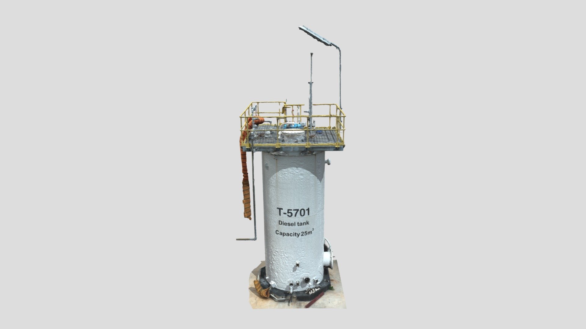 Diesel Tank - 3D model by SKYLLER [89ce242] - Sketchfab
