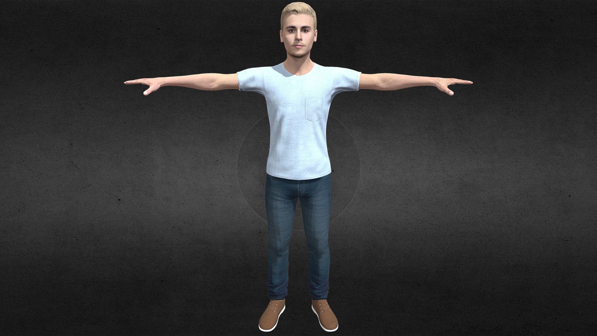 Justin Bieber Avatar - 3D model by Jasnoor Singh🔺 (@jasnoor.harry ...