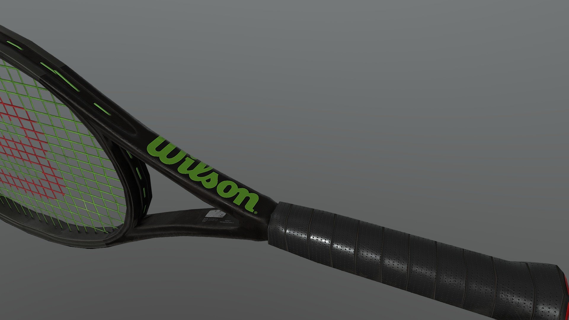 Wilson Tennis Racket - Download Free 3D model by shakira.clancy ...