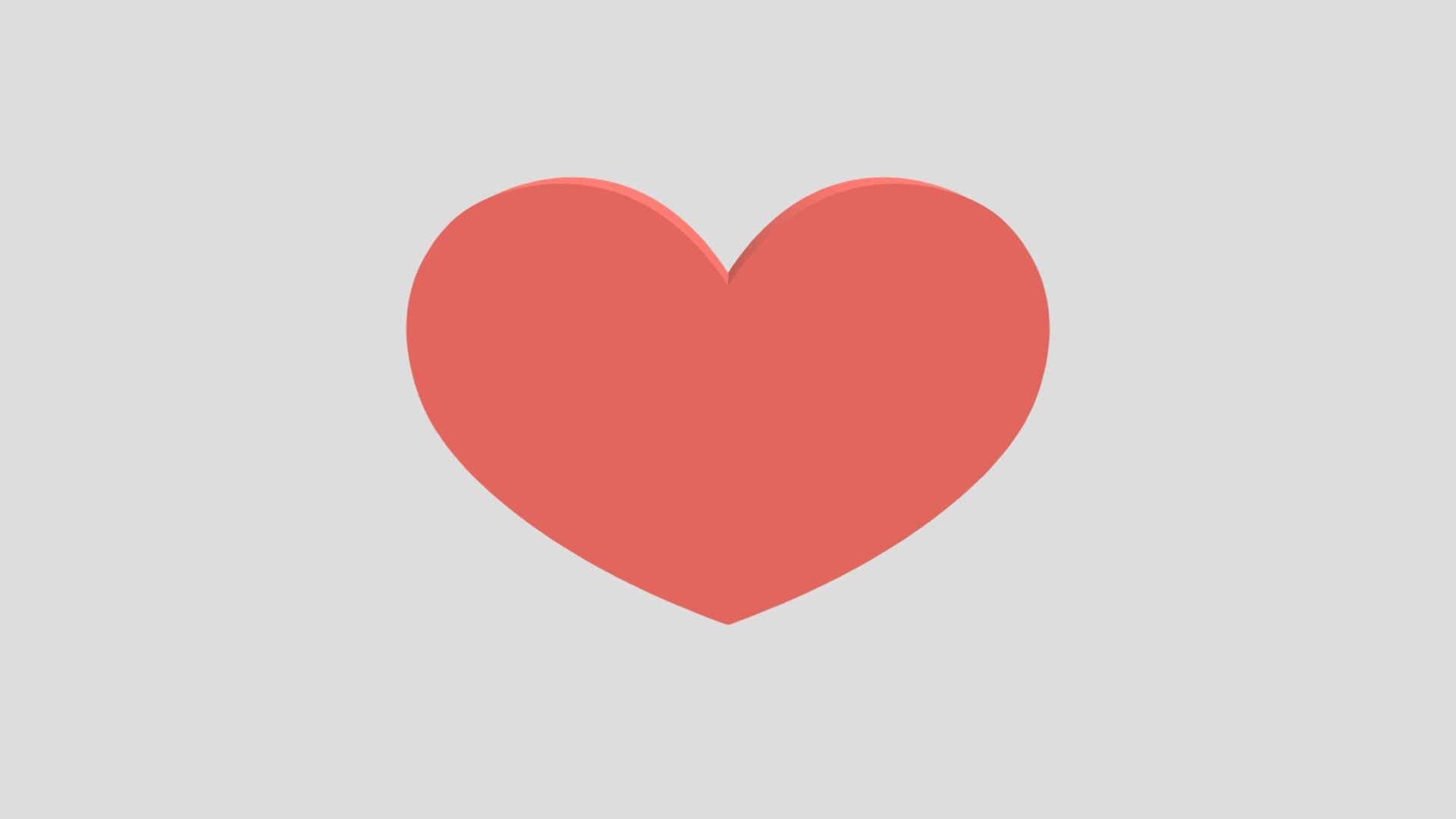 Heart 2D - 3D model by ufowall [89cfdd9] - Sketchfab