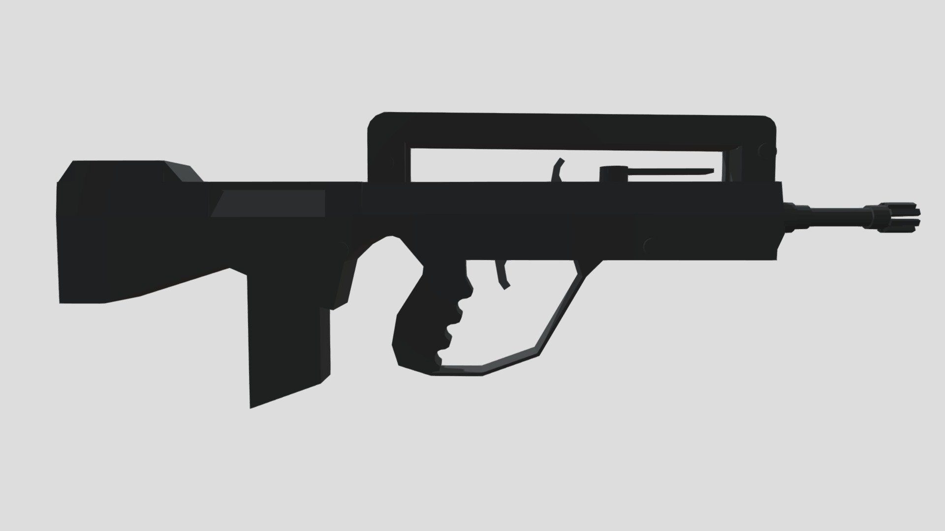 Low Poly Famas G2 - 3D model by f8_chill_yt [89d0d66] - Sketchfab