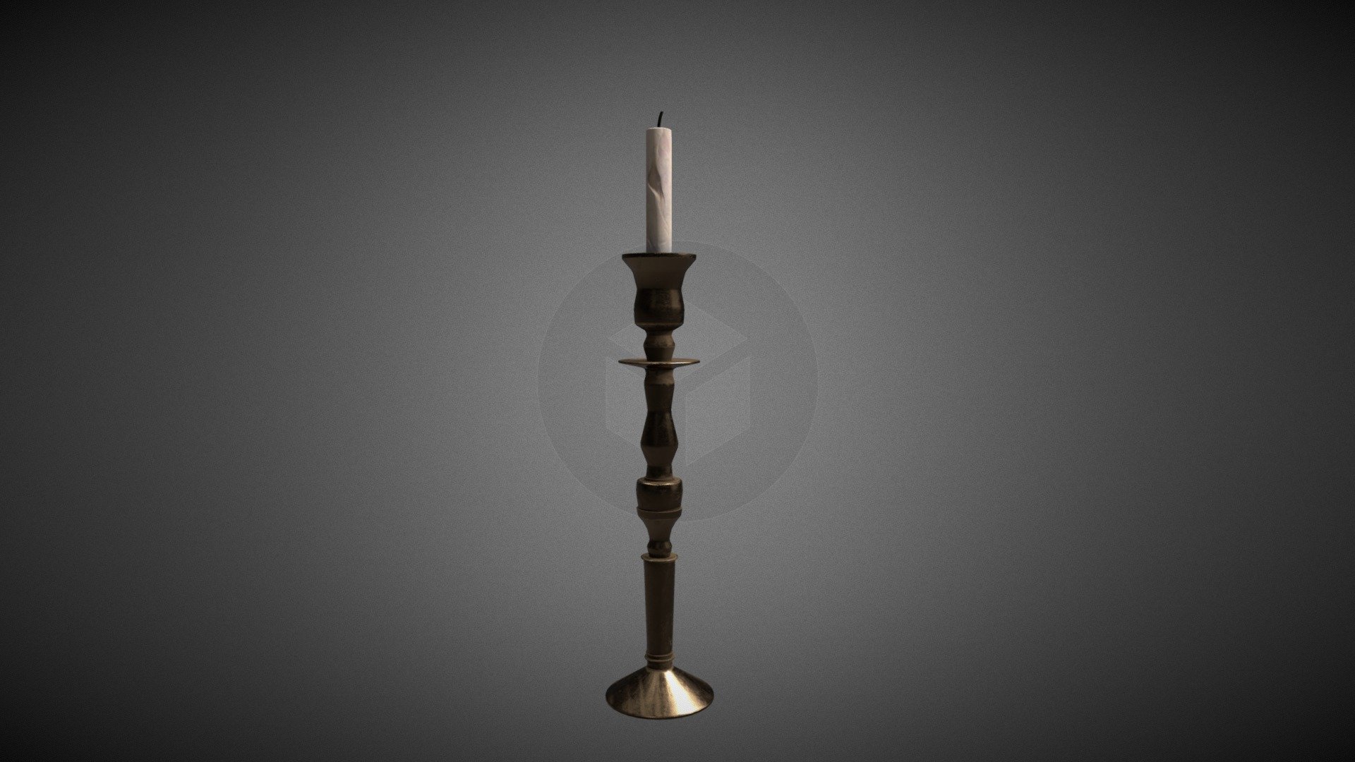 Candlestick - Download Free 3D model by dilatypo [89d21ef] - Sketchfab