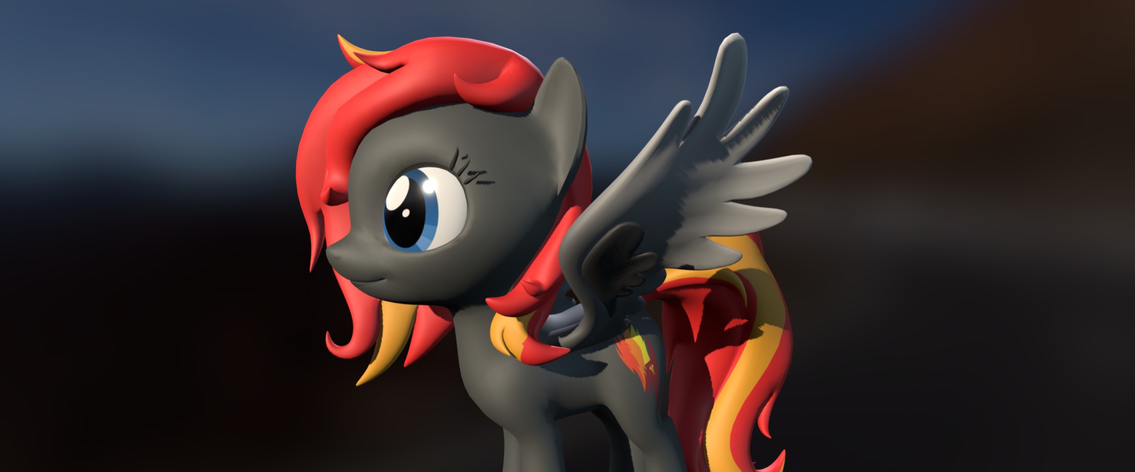 OC Model: Flamerunner - 3D model by AeridicCore [89d2956] - Sketchfab
