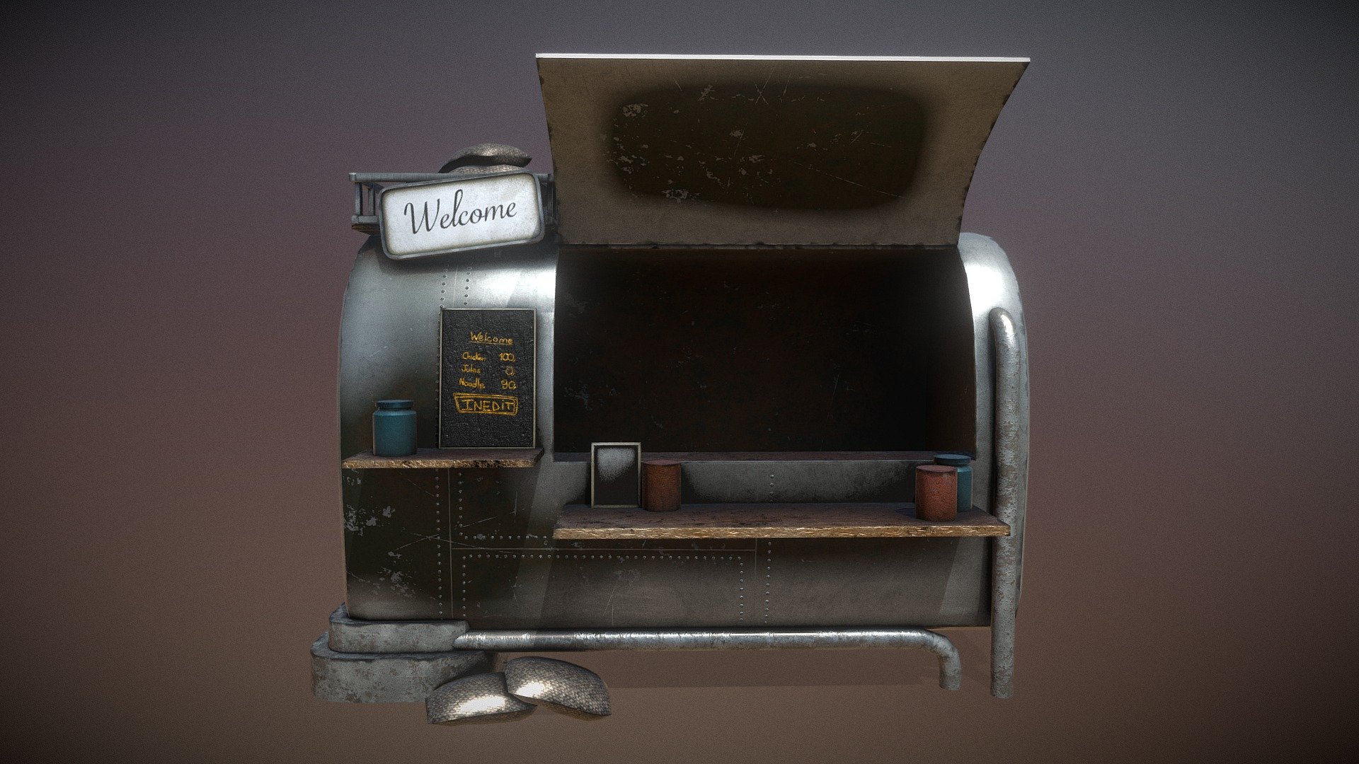 Foodtruck_02 - Download Free 3D model by jules_bayonne [89d2b39 ...