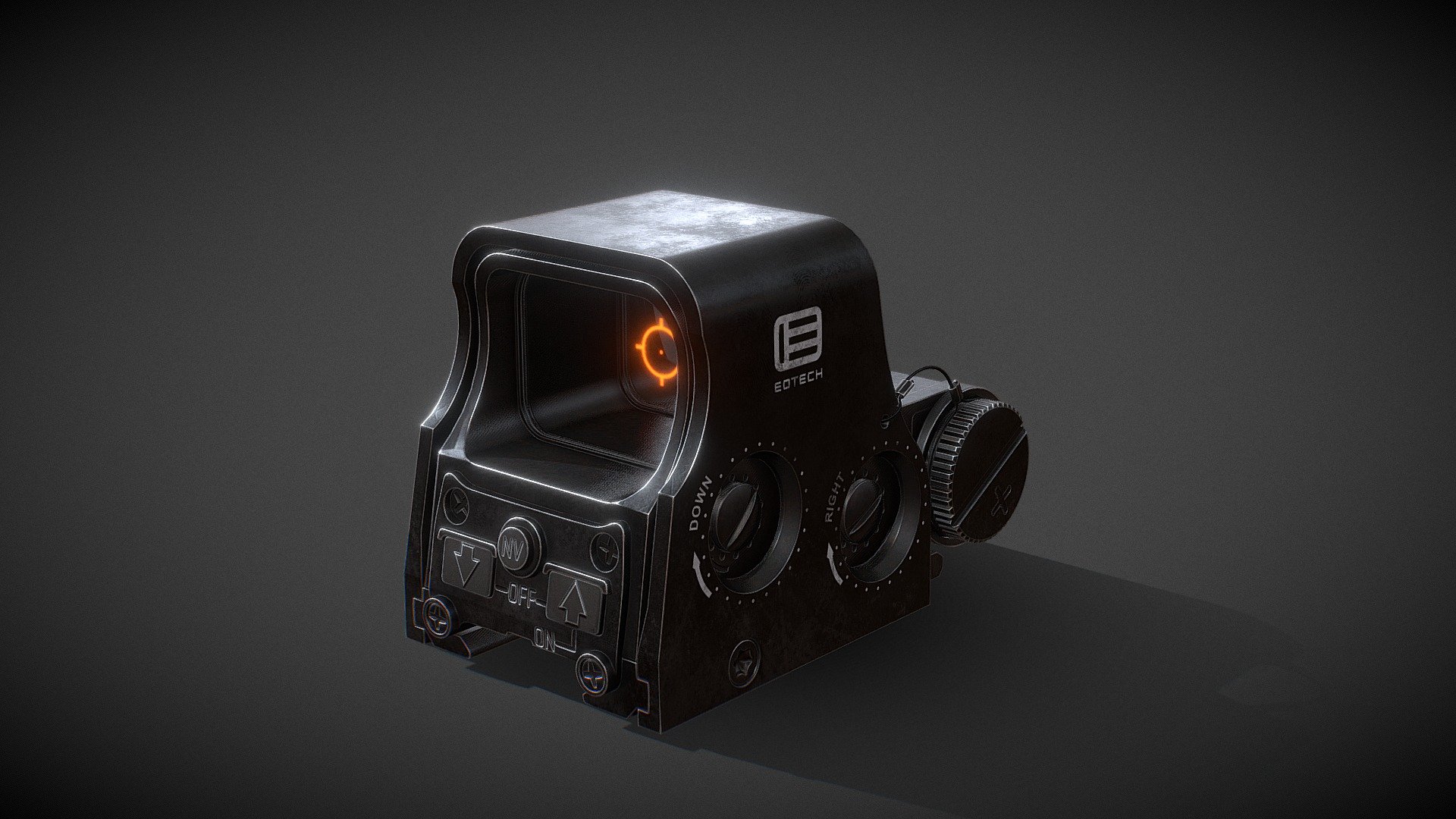 Holo Graphic Sight - Buy Royalty Free 3D model by GameWeapons [89d3547 ...