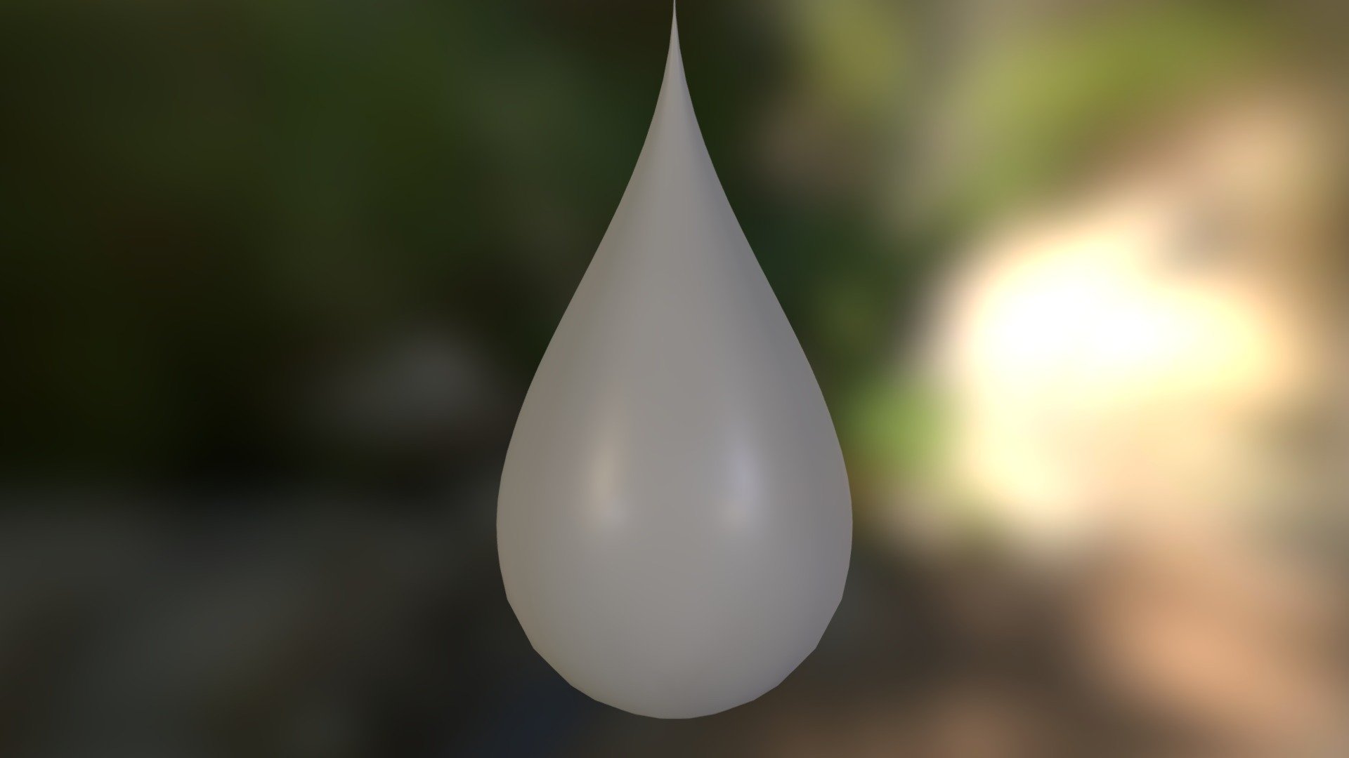 Raindrop Download Free 3d Model By Danfinlay [89d43bb] Sketchfab