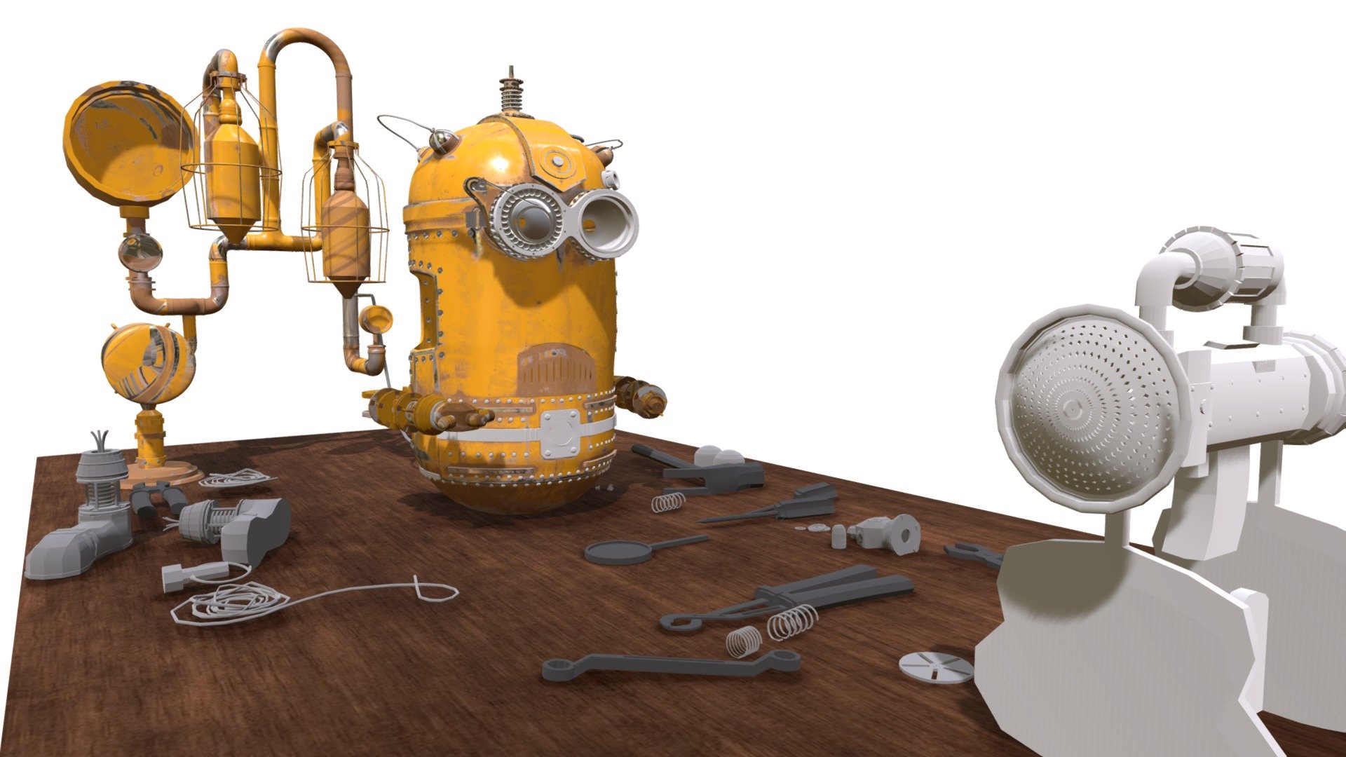 3D MinioN - 3D model by Saikumarovi [89d4c56] - Sketchfab