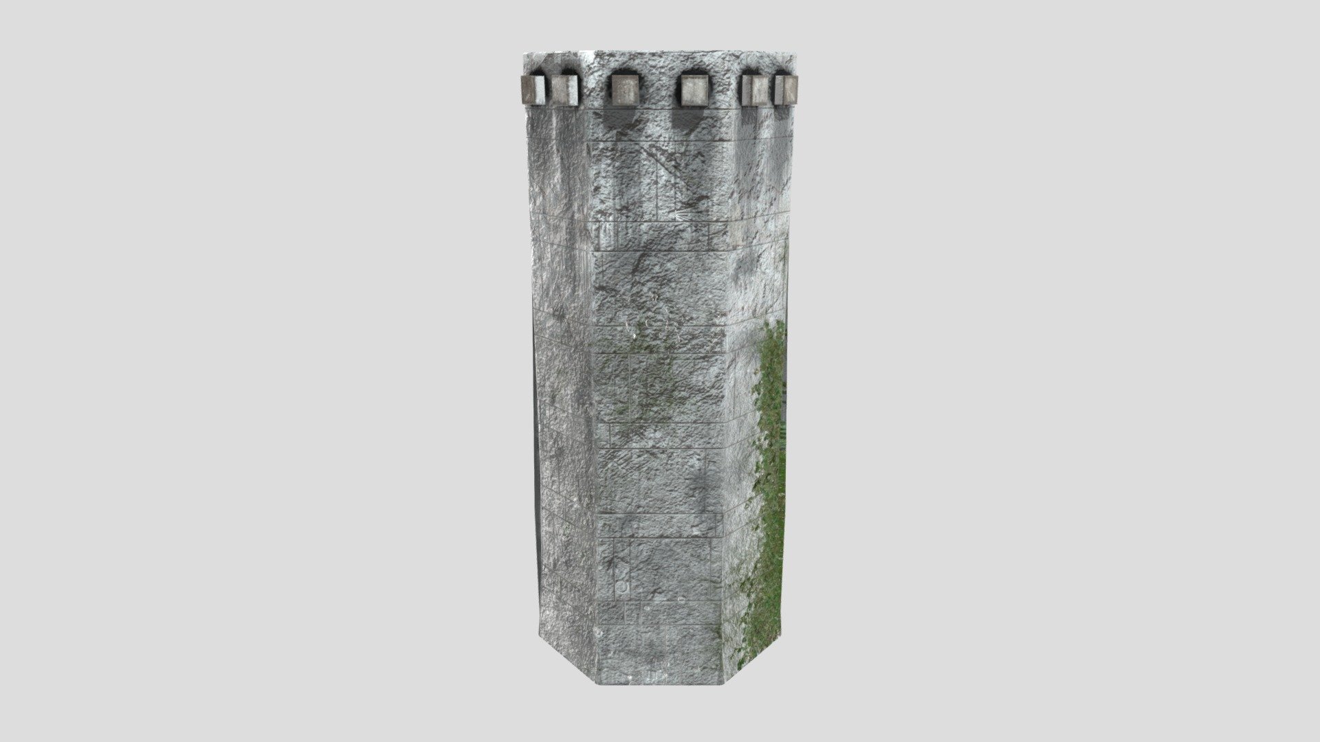 Gondorian Wall Tower Main Gate2 - Download Free 3D model by robscholten ...