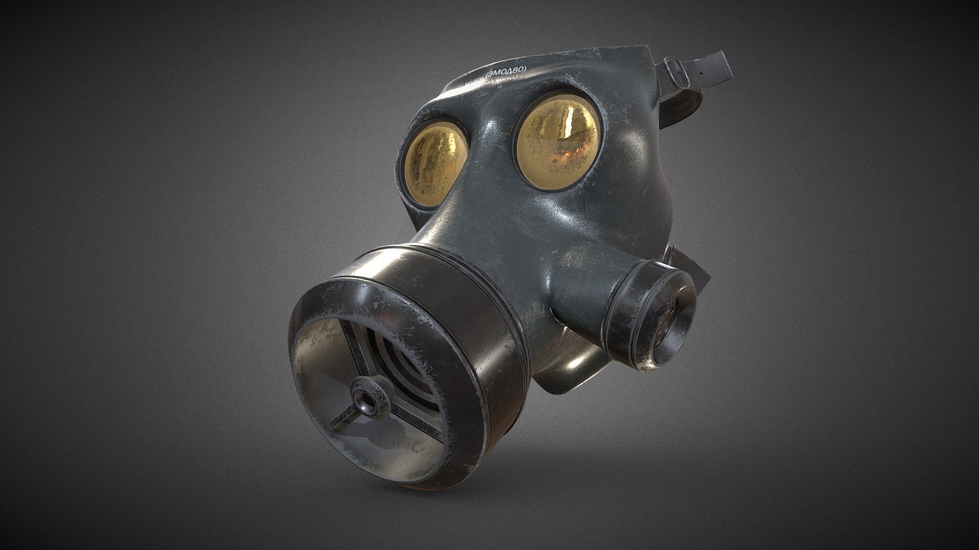 Gas Mask - Psycho Mantis Young - 3D model by Mr.Vault [89d4ff0] - Sketchfab
