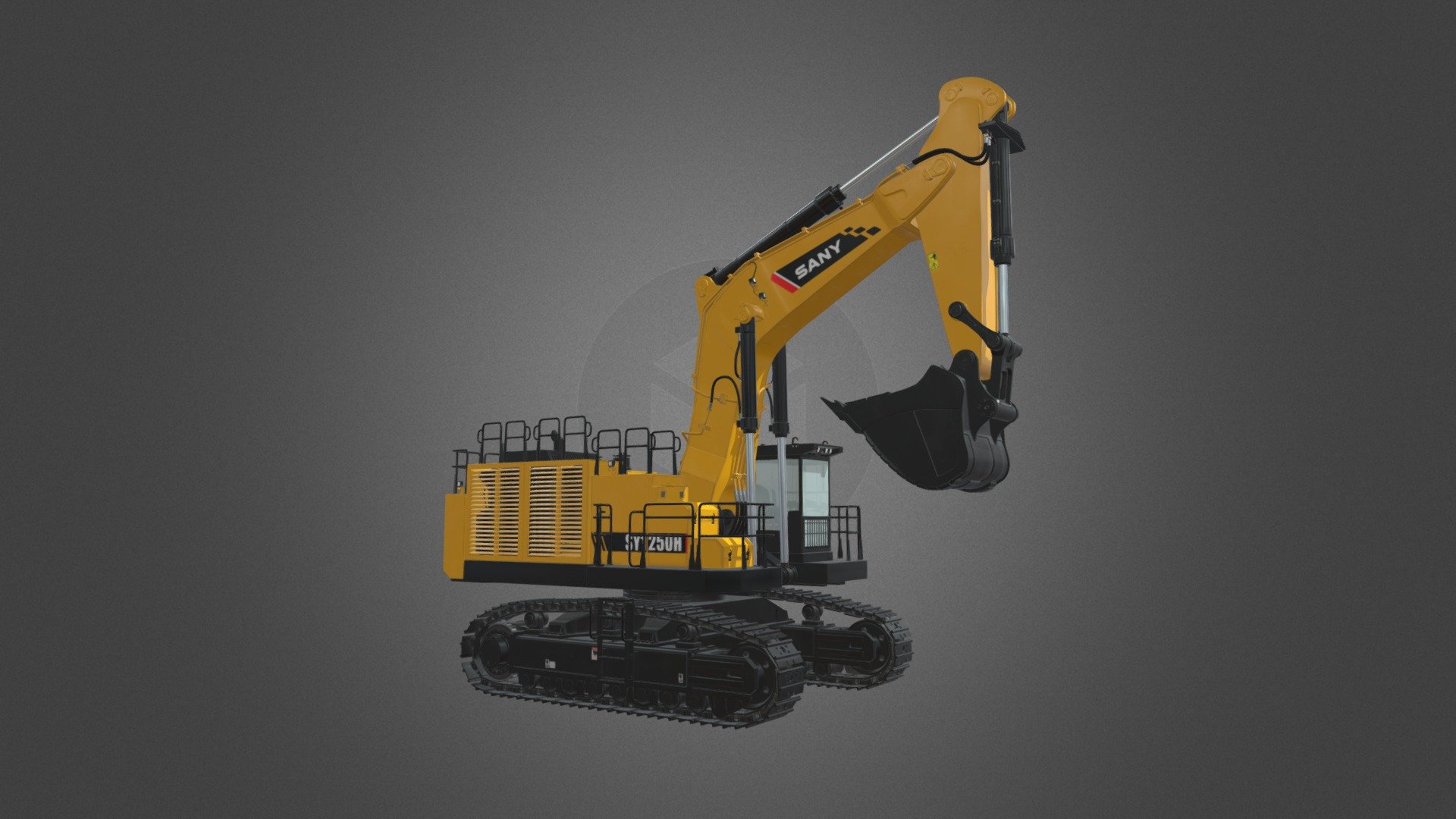 Sany SY1250H - 3D model by MSR-Group (@3Dmsr-group) [89d598a] - Sketchfab