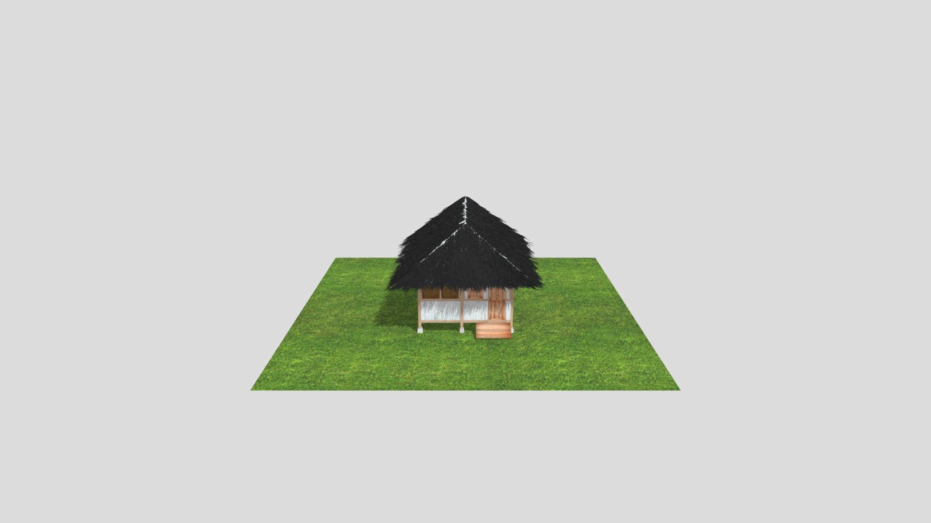 Sundanese traditional house Suhunan Parahu Kumer - Download Free 3D ...