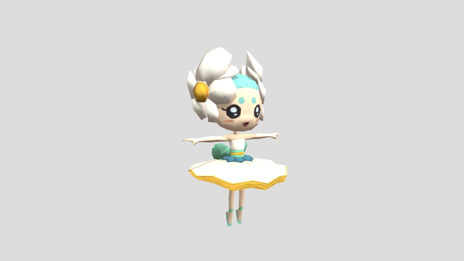 Mobile - Yo-kai Watch World - Spoilerina - Download Free 3D model by ...
