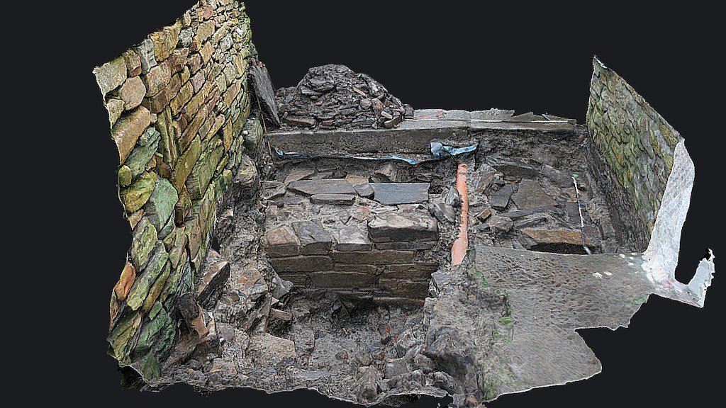 Wall structure. Mapping Magnus project. Birsay. - 3D model by Jim ...