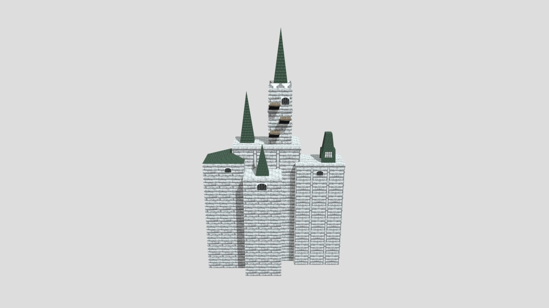 Nintendo 64 - Super Smash Bros - Hyrule Castle - Download Free 3D model ...