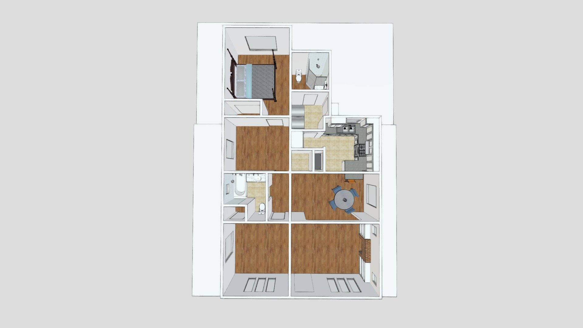Whole House Remodel - 3D model by Houses (@epicdb) [89da0e5] - Sketchfab
