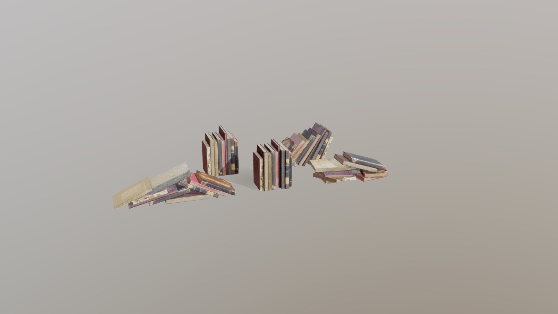 Old Books - Buy Royalty Free 3D model by nik1420 [89de4f0] - Sketchfab ...