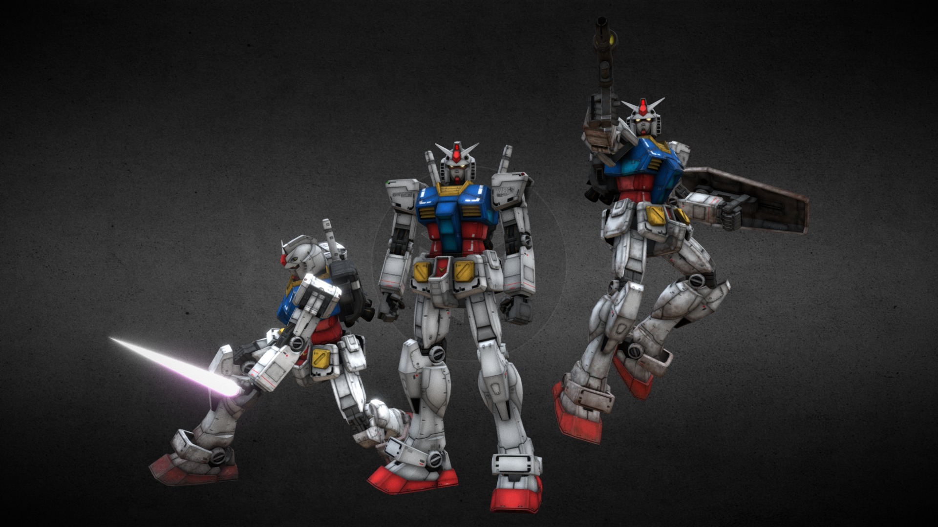 Gundam - 3D model by Vito Bellomo (@vitobellomo) [89e05ab] - Sketchfab