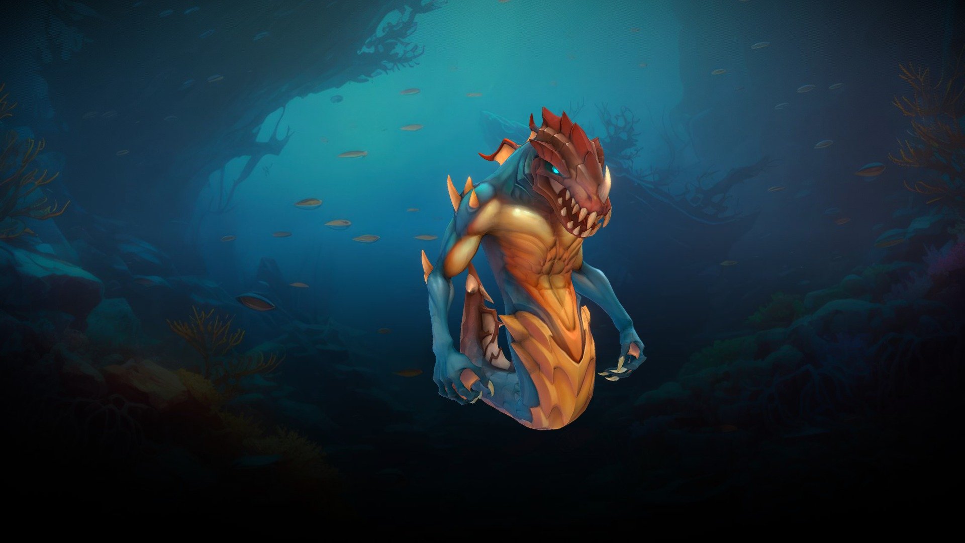 Stylized Fantasy Naga - 3D model by N-hance Studio (@Malice6731 ...