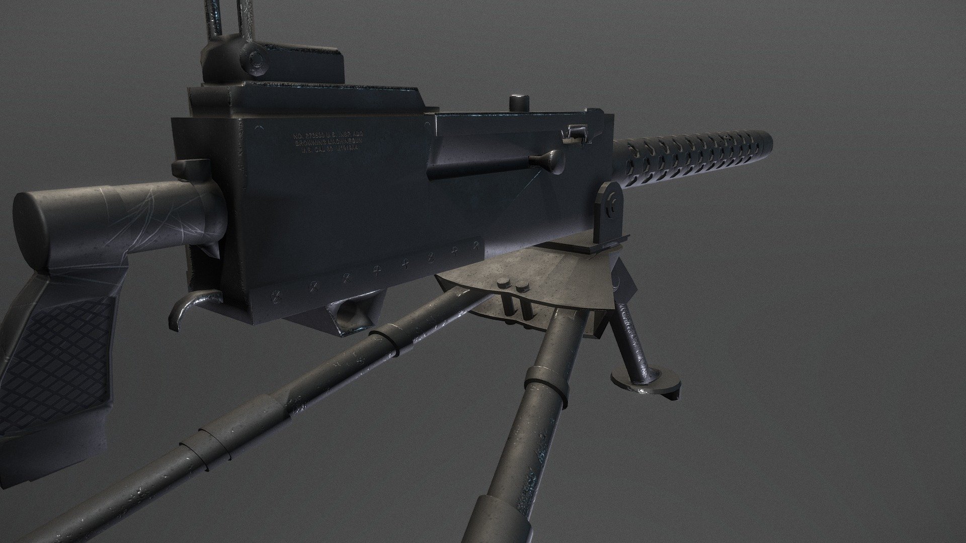 M1919 Browning - Buy Royalty Free 3D model by Joe Jobson (@jjobson98 ...