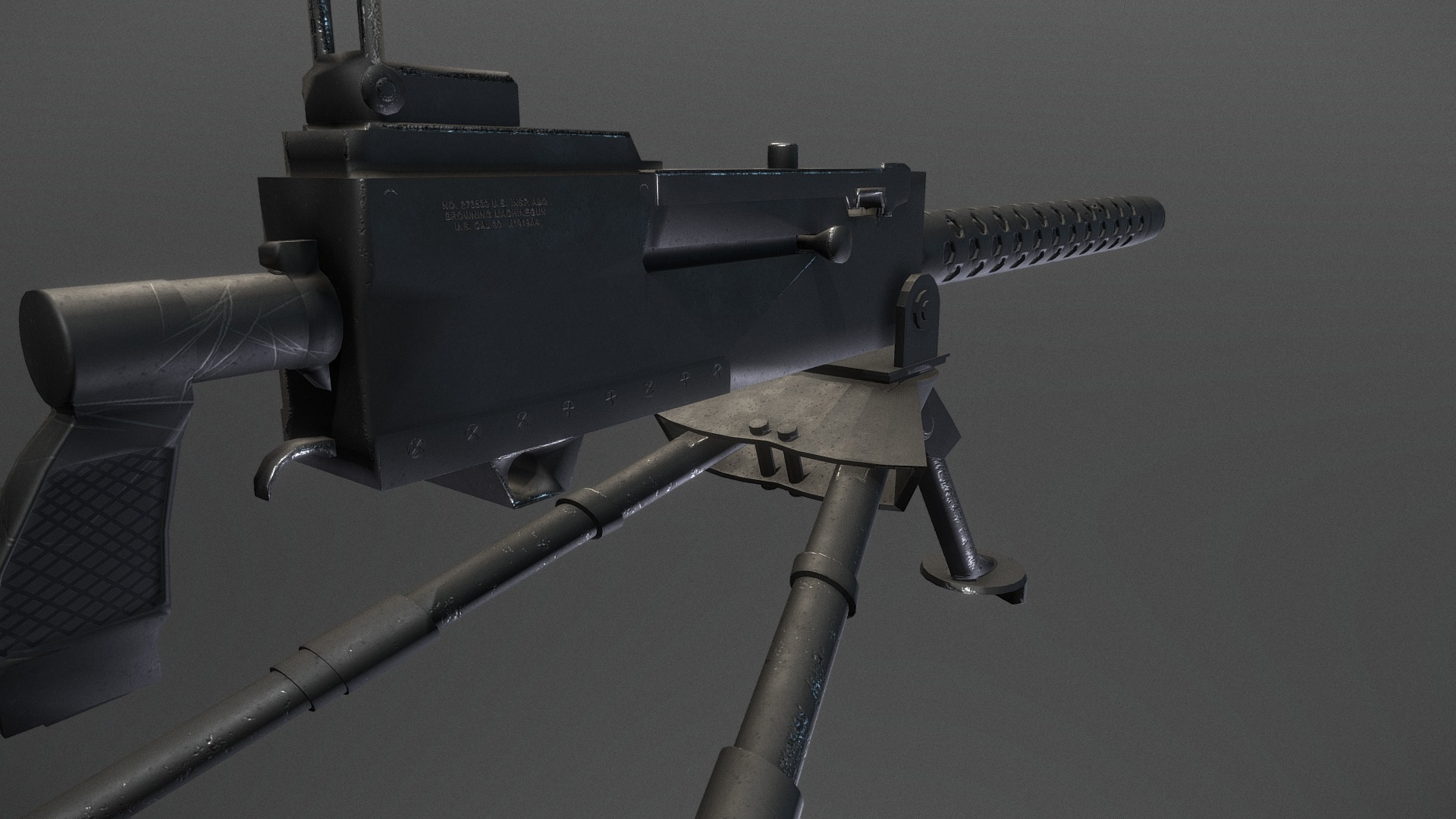 M1919 Browning - Buy Royalty Free 3D model by Joe Jobson (@jjobson98 ...