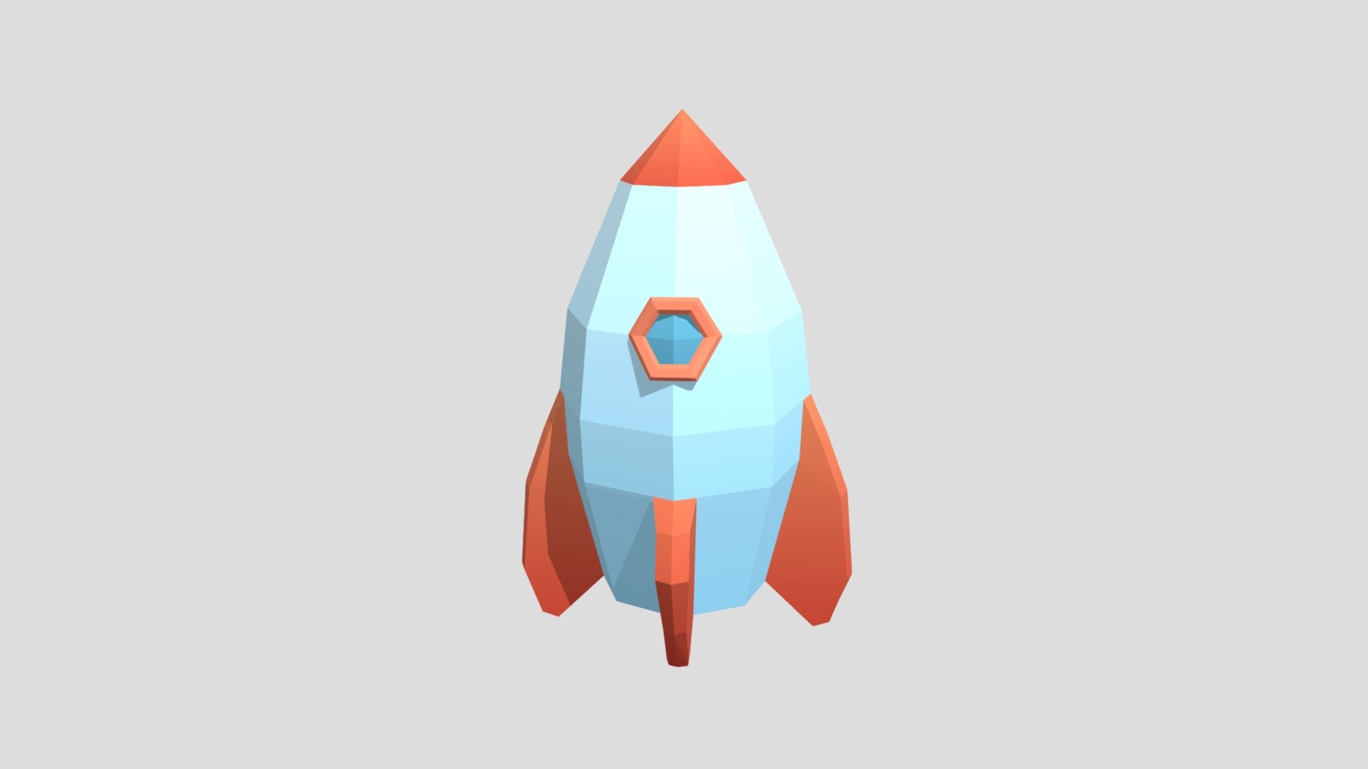 Low Poly Rocket - Download Free 3D model by ThatBrianDude [89e6904 ...