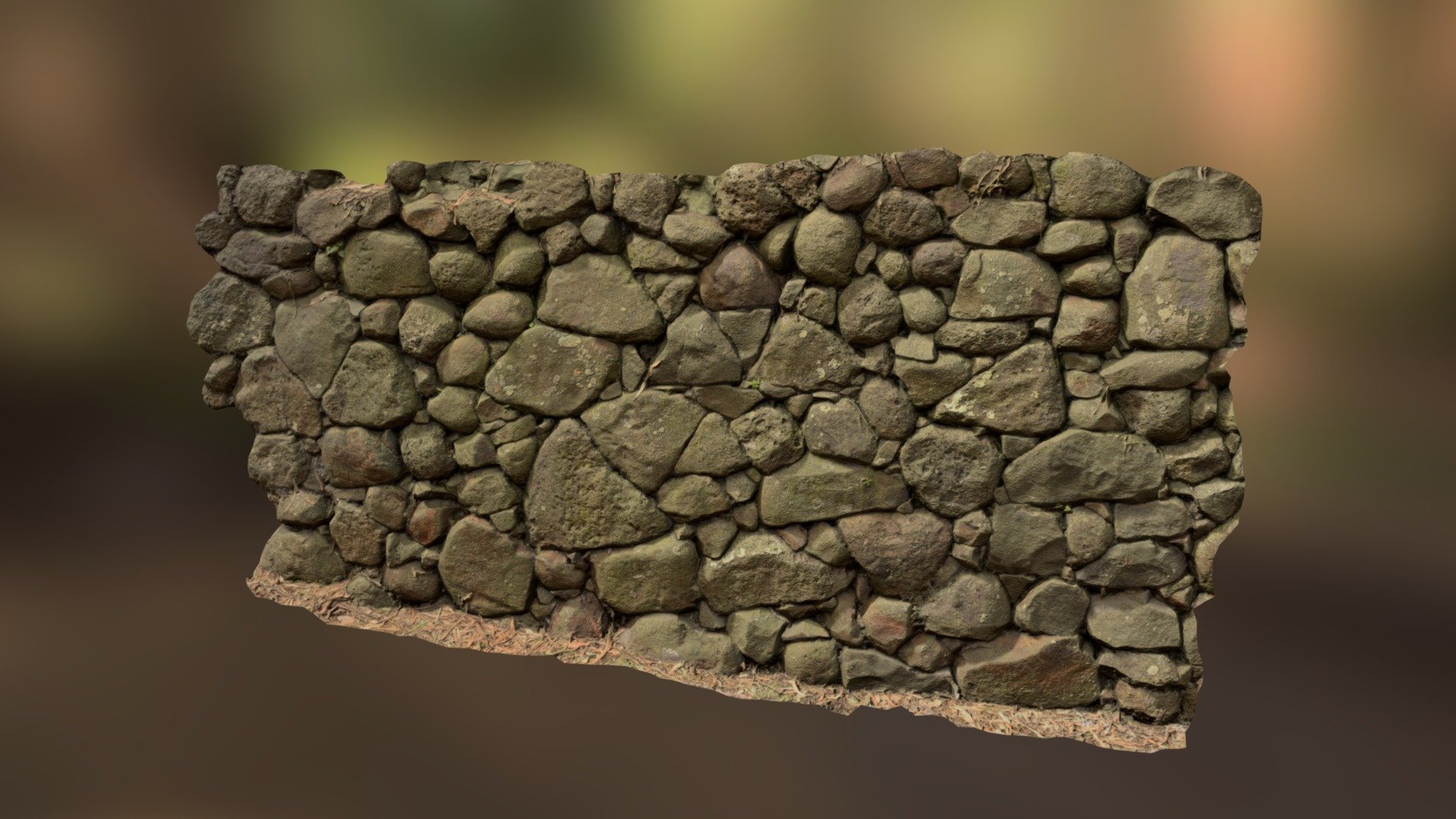Drystone Wall 1 Mid Poly - Buy Royalty Free 3D model by Quay Quay ...