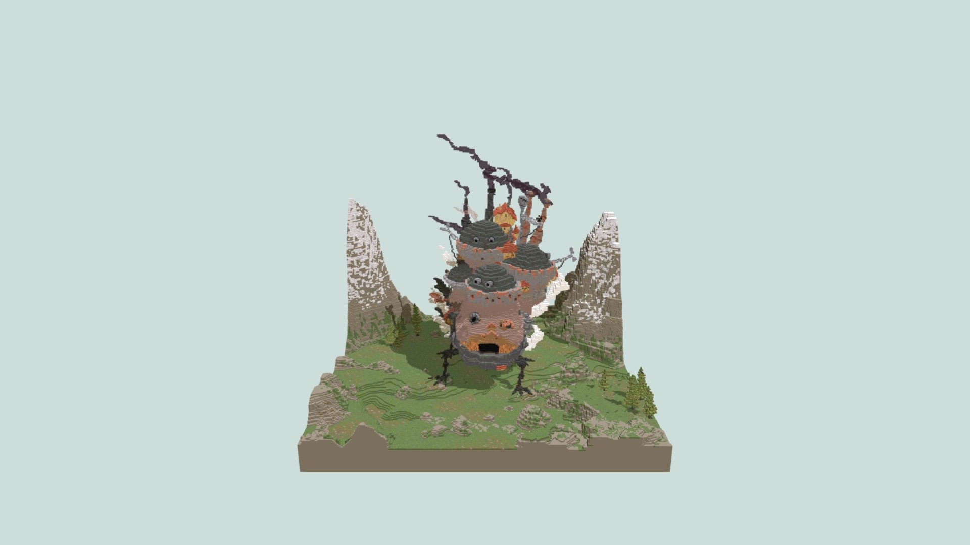Howl's Moving Castle - 3D model by T.Zebrowski (@ZebrowskiT) [89e82de ...