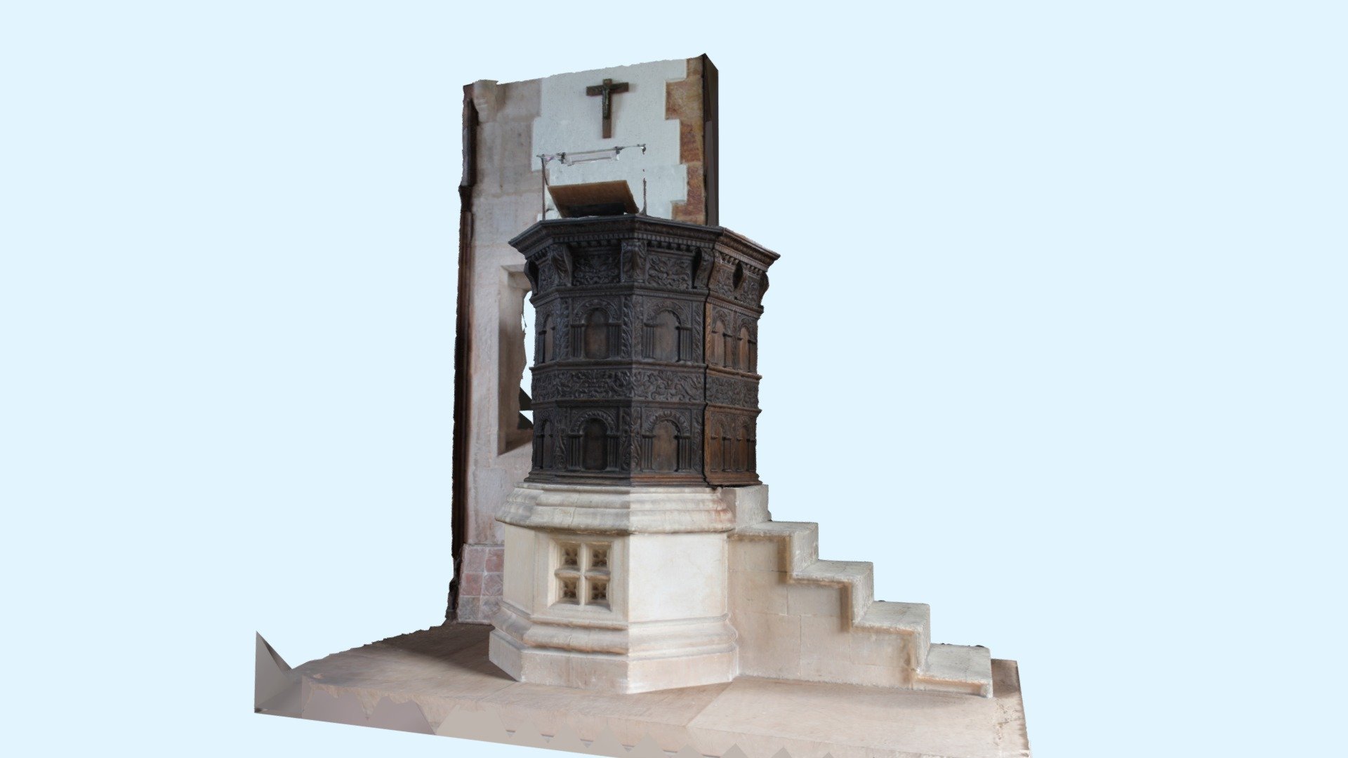 Pulpit in St Lawrence's Church - Download Free 3D model by Bob Currie ...