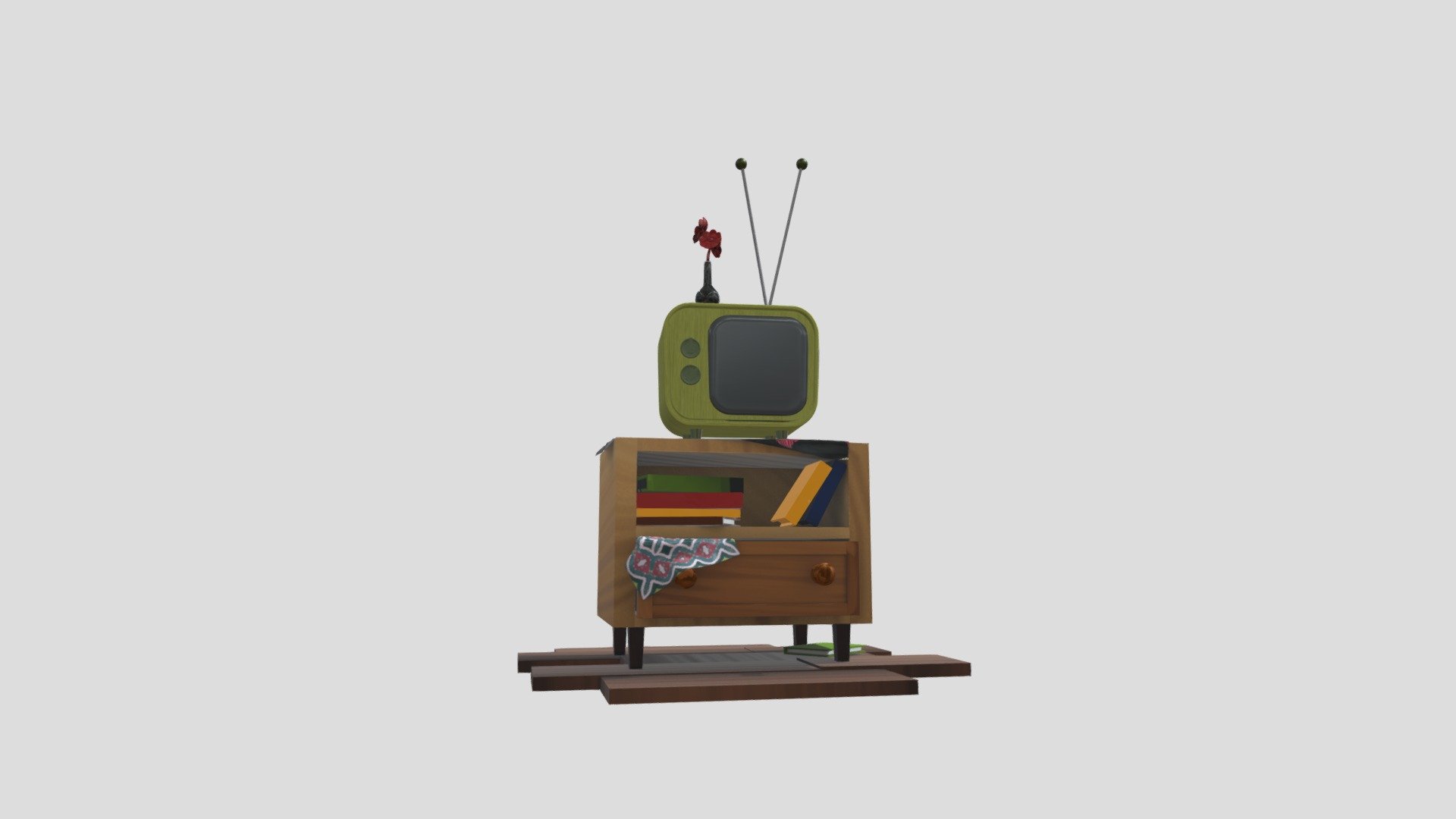 Tv - 3D model by pavithra0207 [89eaa2a] - Sketchfab