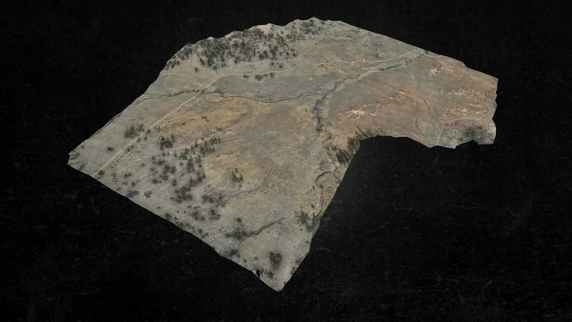 Hall Ranch Service Road & Bitter Brush Trail - Download Free 3D model ...