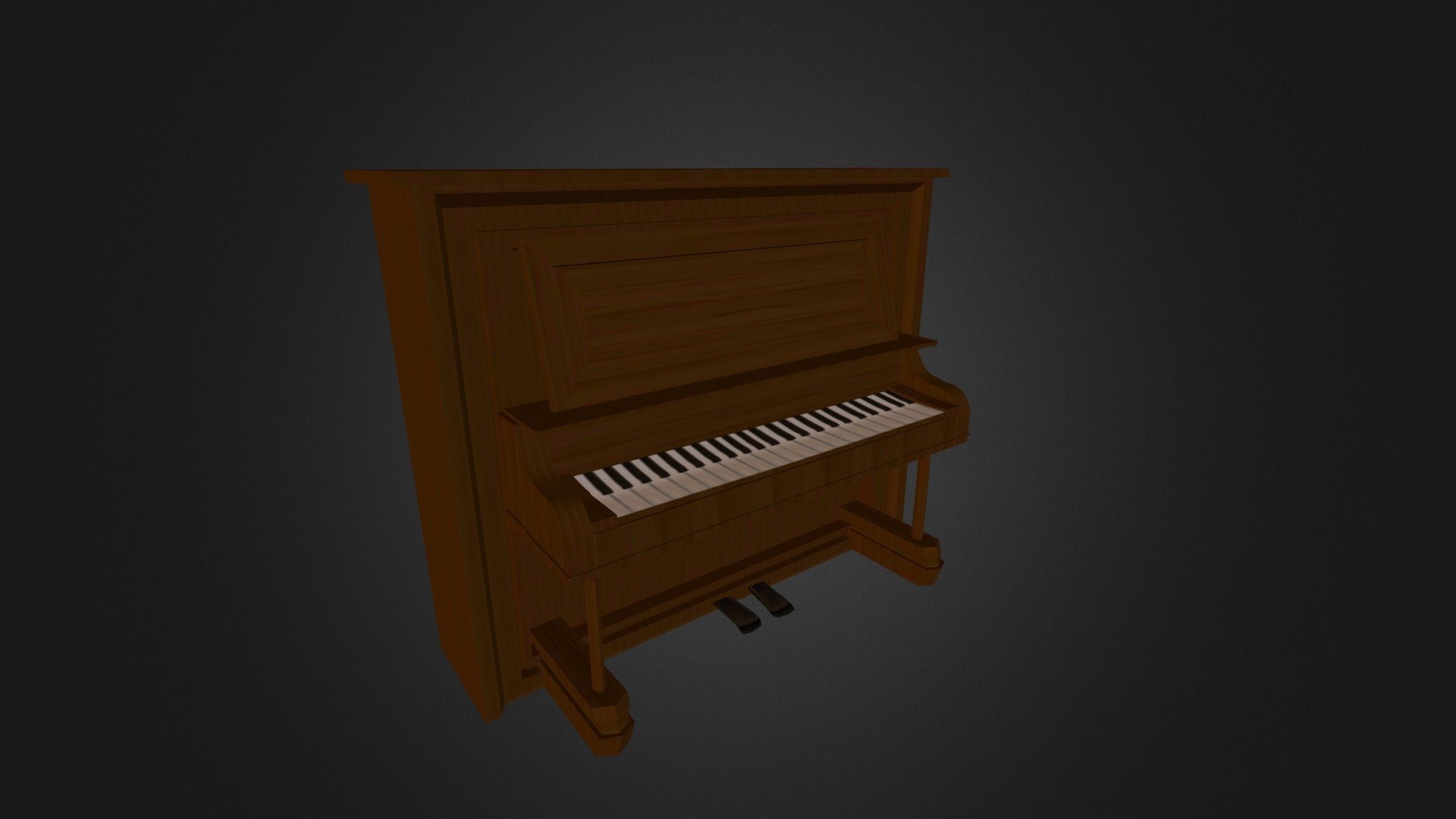 Piano - 3D model by joost_voss [89eb6ba] - Sketchfab