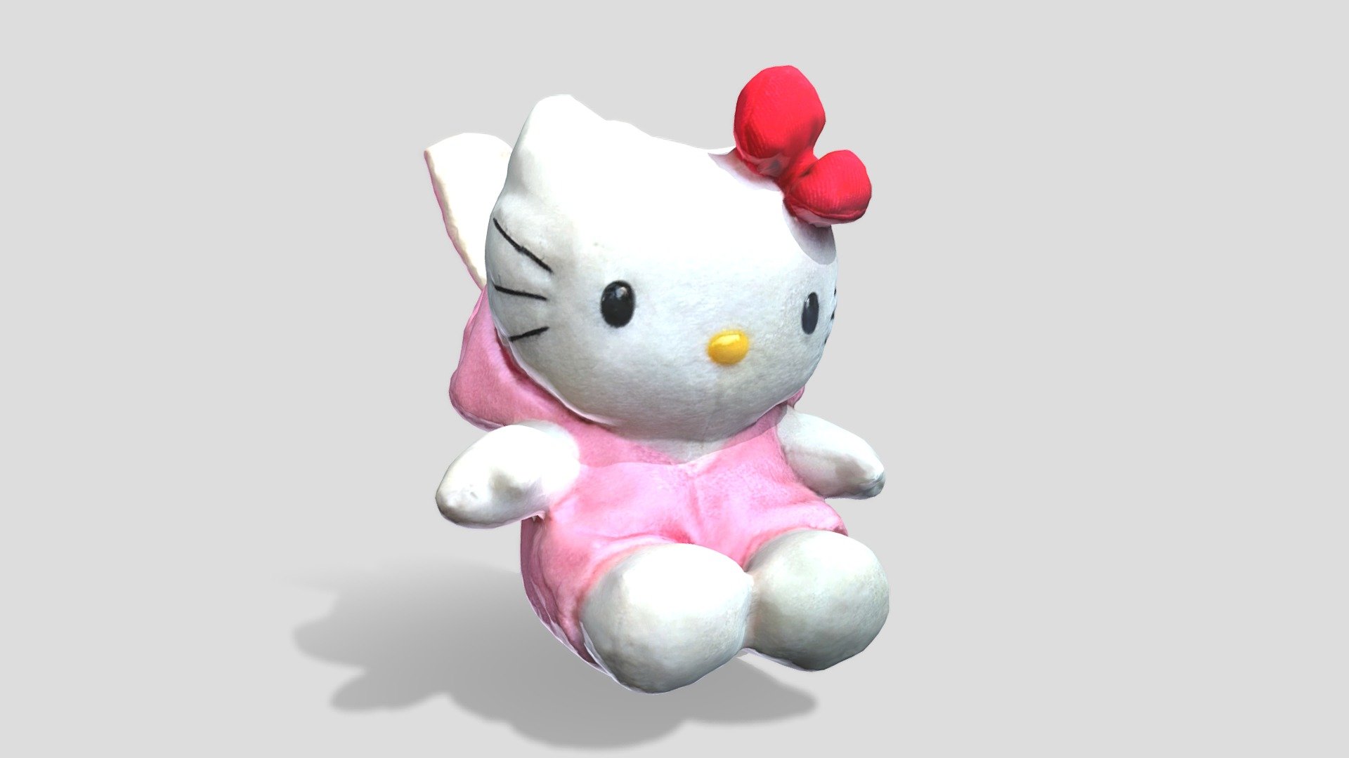 Hello Kitty Plush Toy - 3D model by naka2012 [89ebf58] - Sketchfab