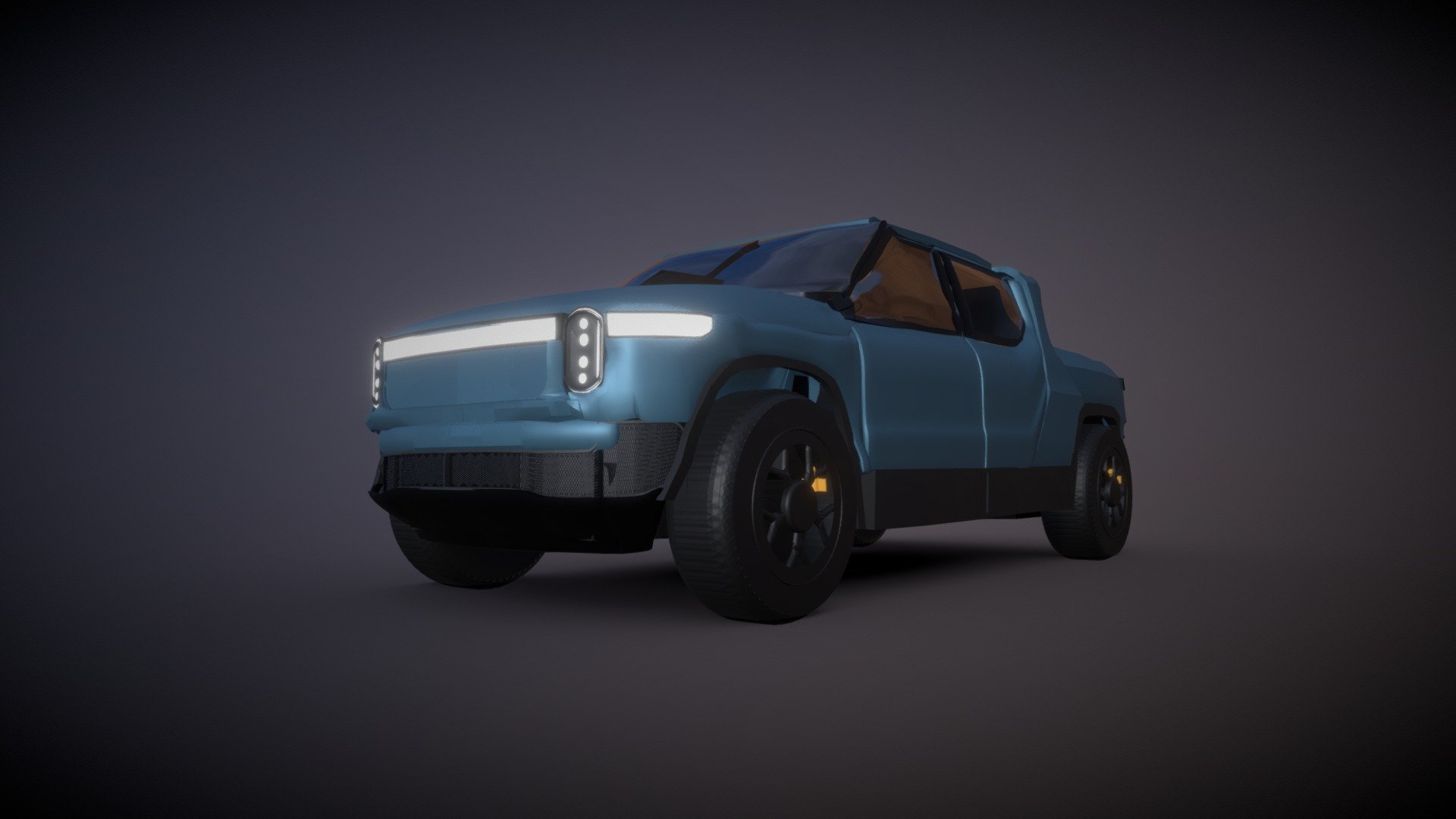 Rivian R1T 2022 [Free!] - Download Free 3D model by 3dblender_1 ...