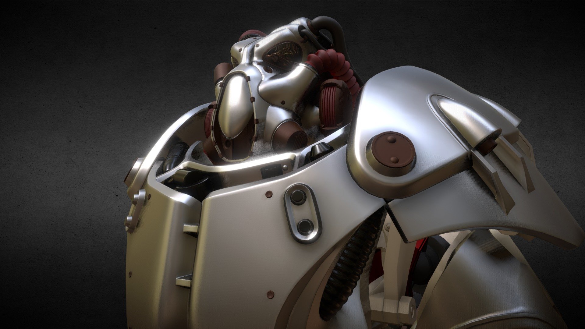 Power Armor X01 with Frame from Fallout - 3D model by Crazy[S]Step ...