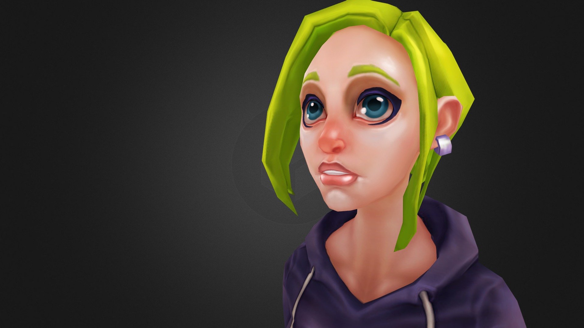 Girl by Firrka's concept - 3D model by ResThoughtless (@lera.nilova ...