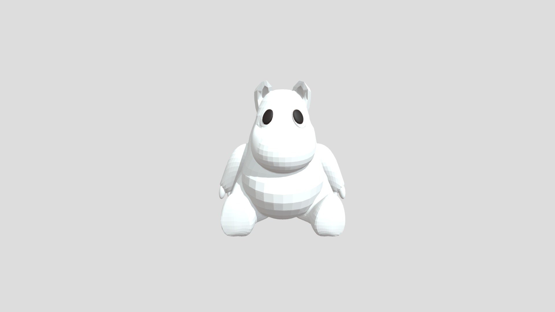Moomin - 3D model by JoolyMish [89f34cb] - Sketchfab